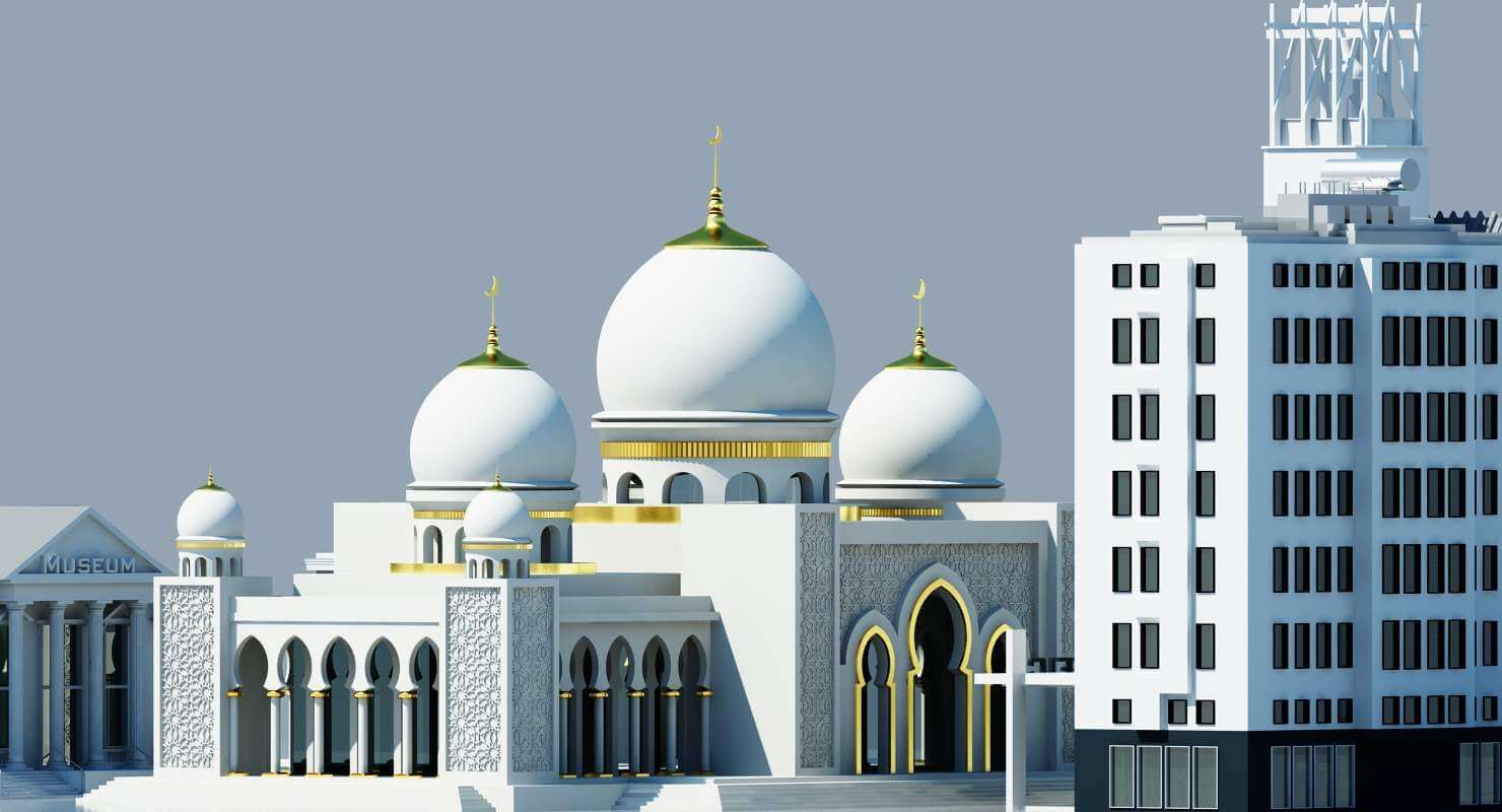 Public Buildings Symbol Collection 2 - 3D Model by Giimann