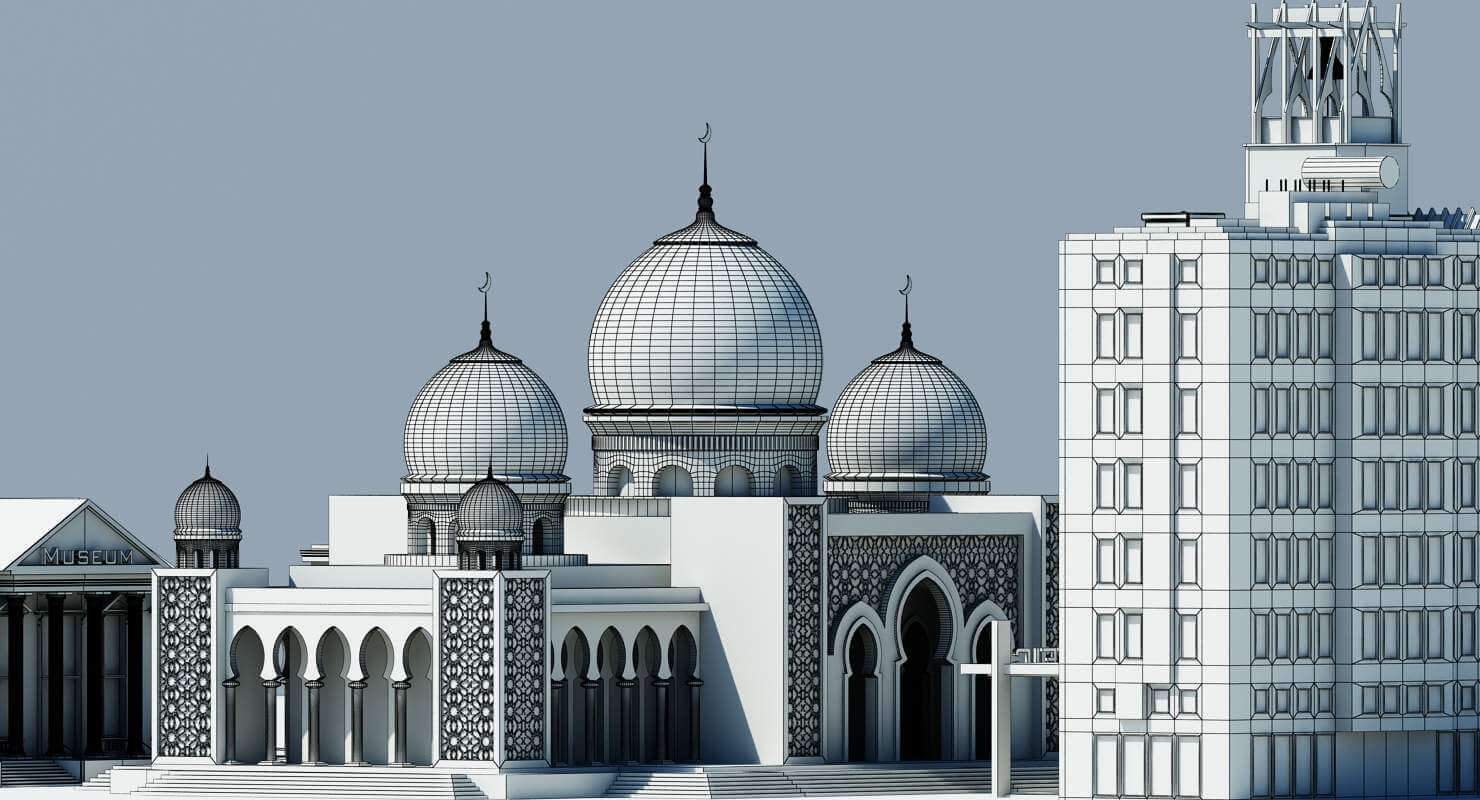 Public Buildings Symbol Collection 2 - 3D Model by Giimann
