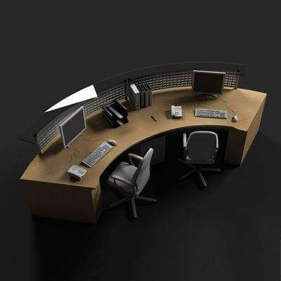 Reception Desk - 3D Model by Giimann