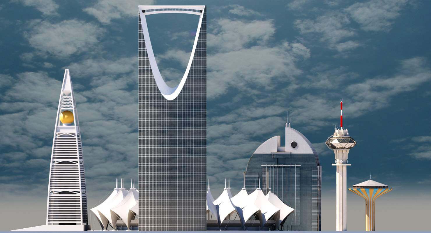 Riyadh Skyscrapers - 3D Model by Giimann