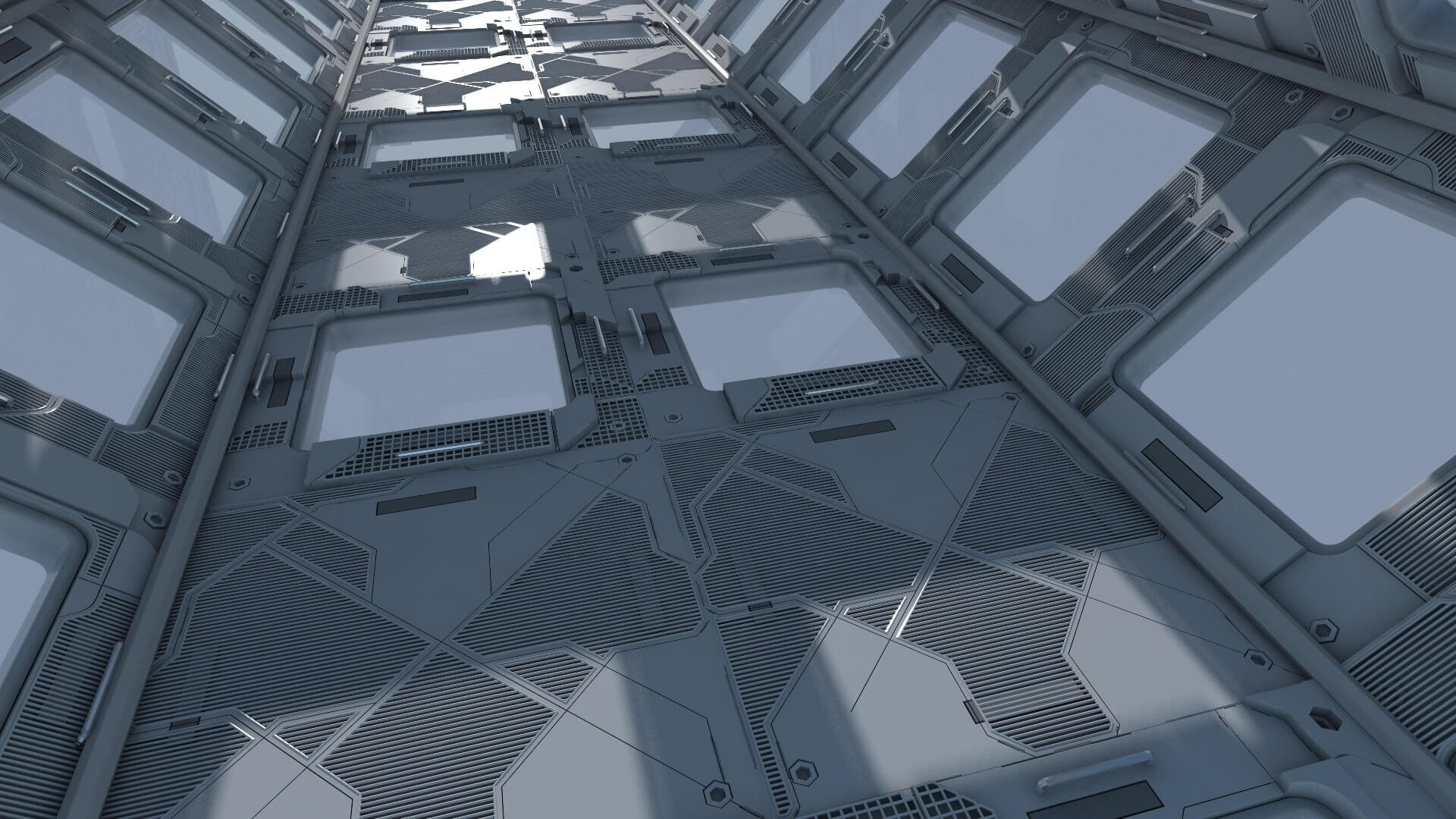 Sci Fi Interior 102 - 3D Model by Giimann