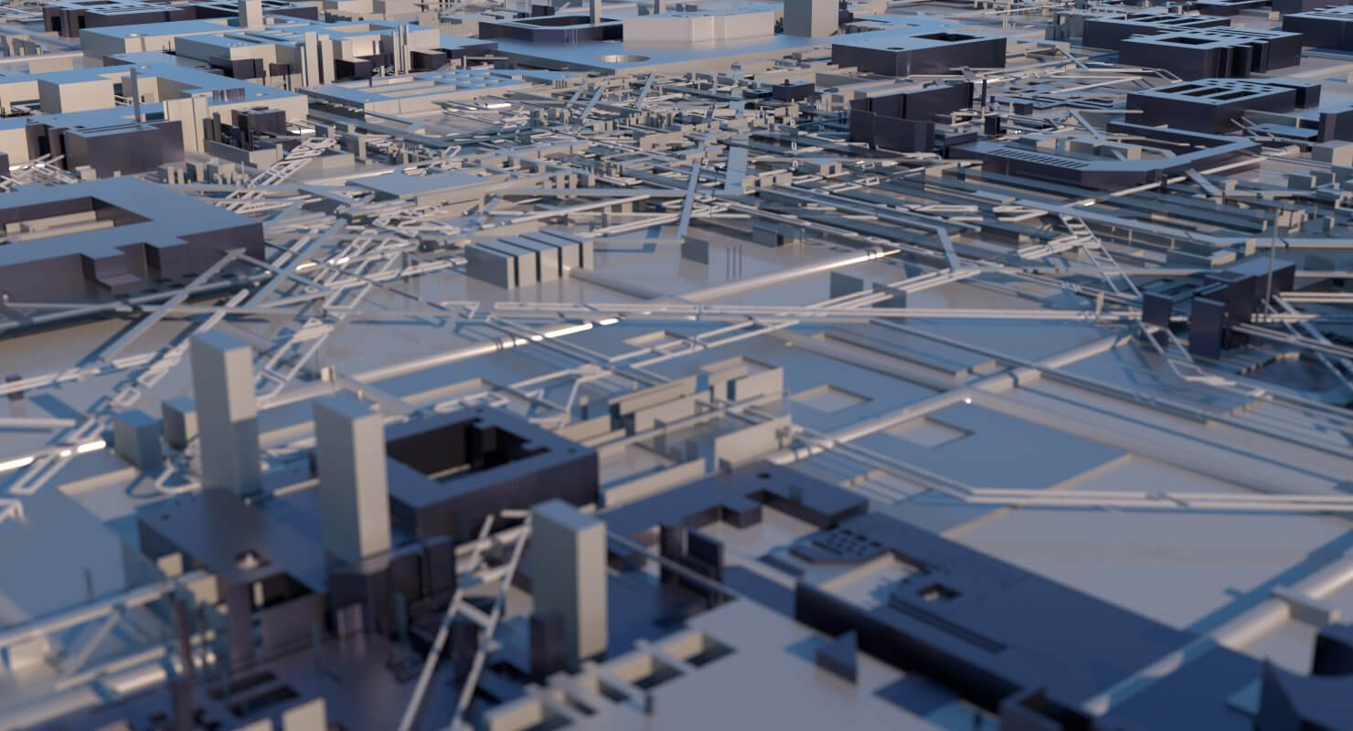 Sci-Fi Structure 3D Model by Giimann