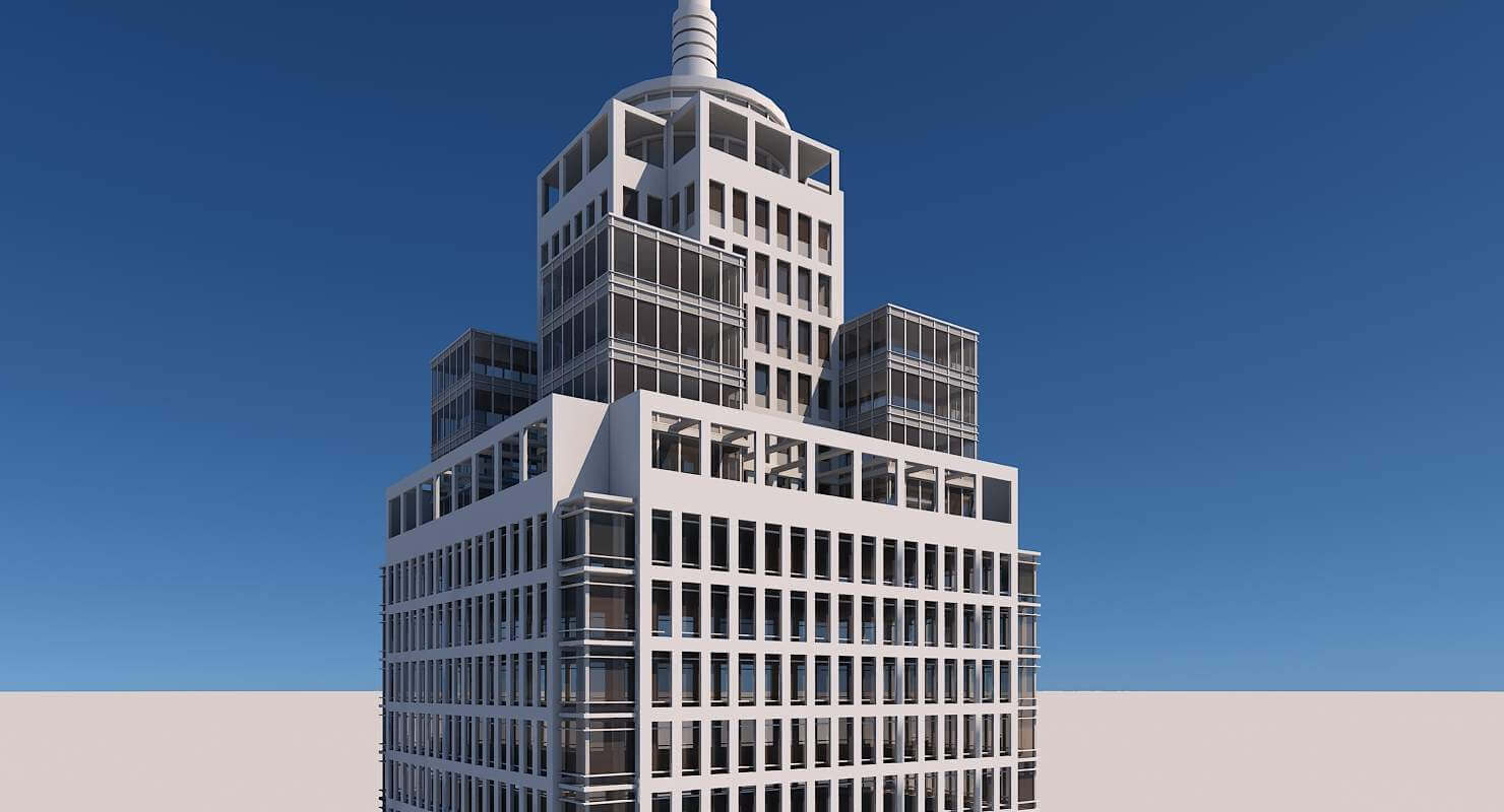 Generic Skyscraper - 3D Model by Giimann
