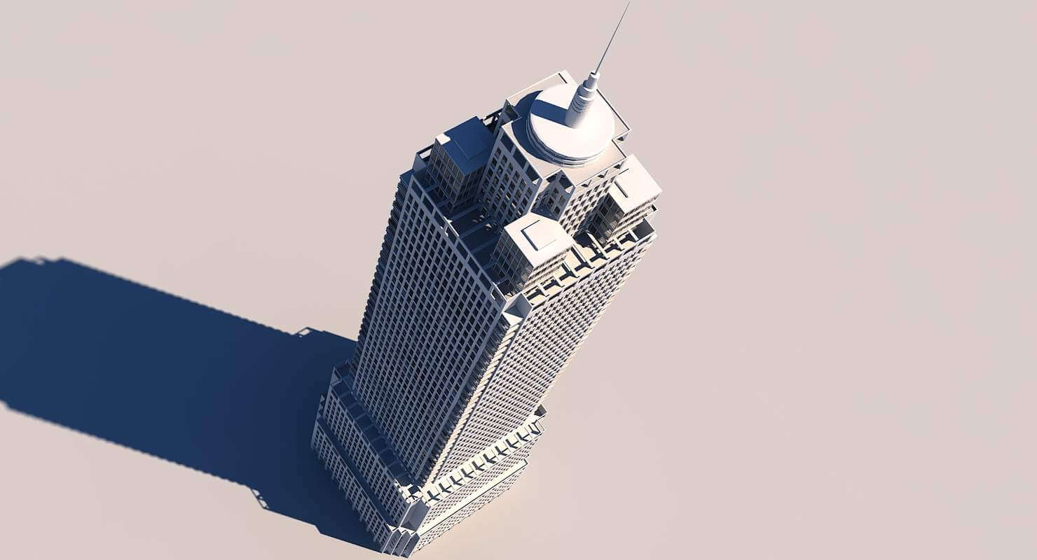 Generic Skyscraper - 3D Model by Giimann