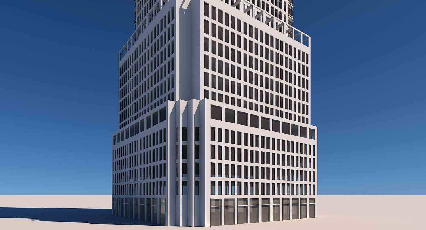 Generic Skyscraper - 3D Model by Giimann