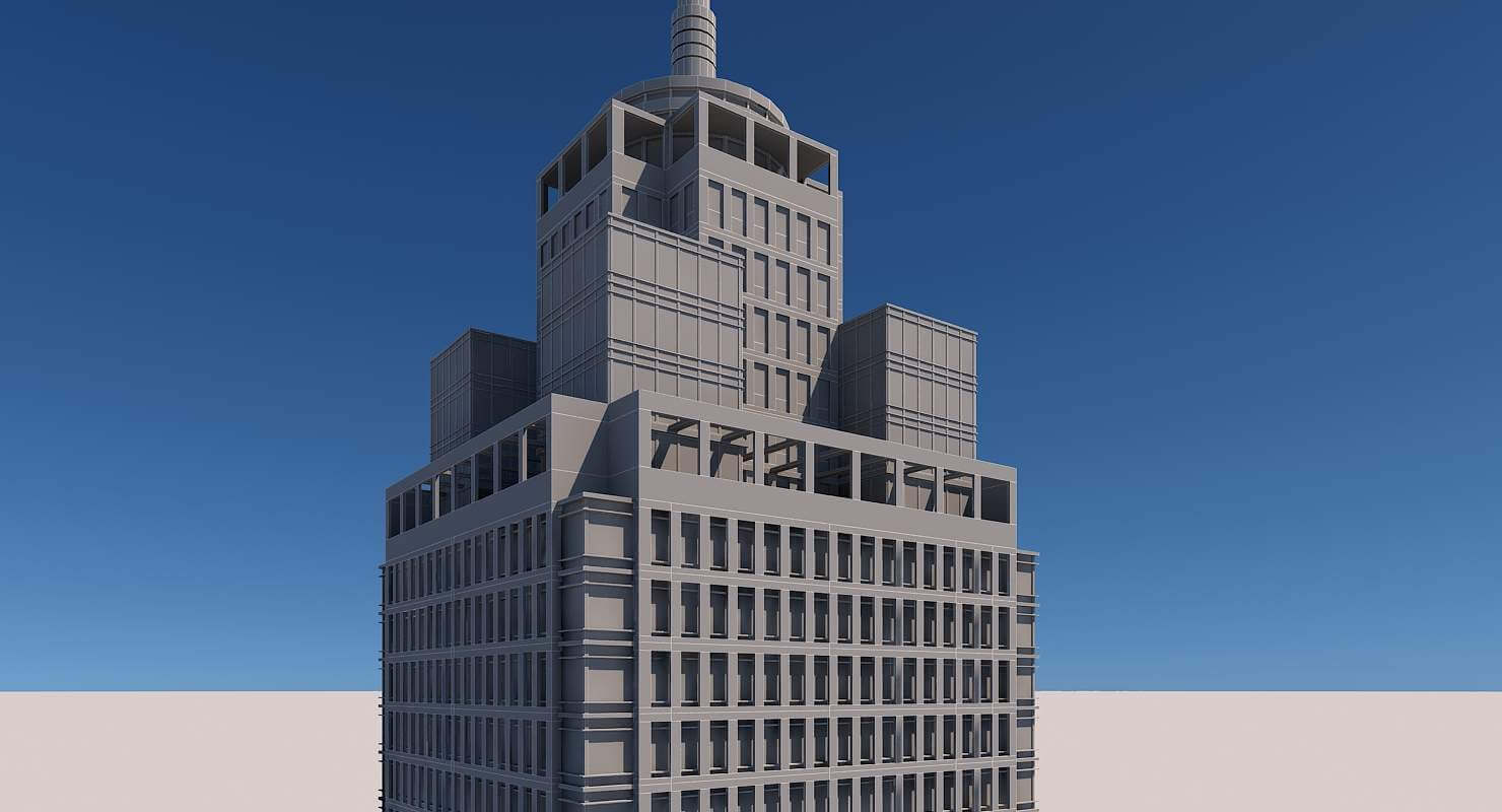 Generic Skyscraper - 3D Model by Giimann