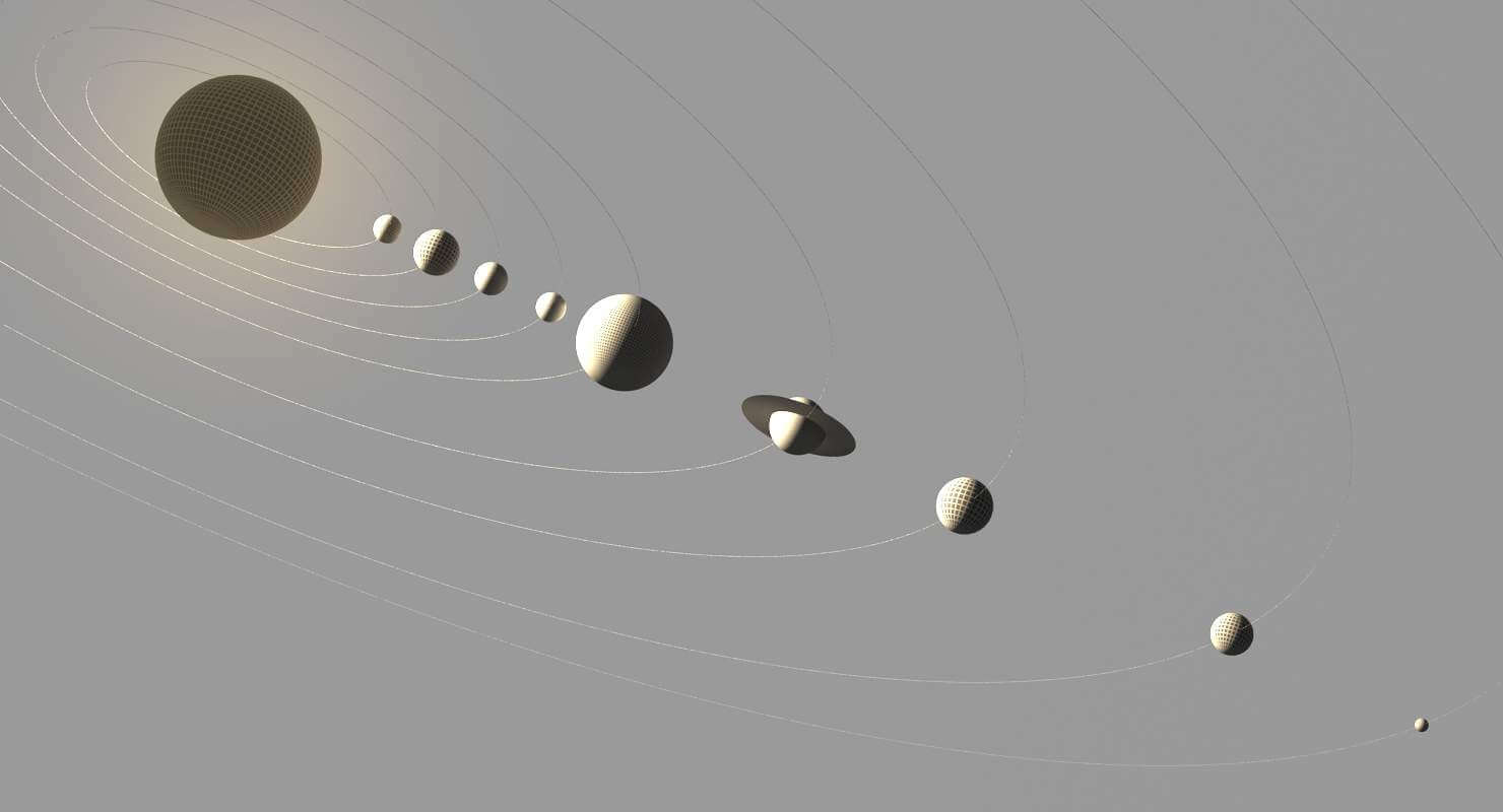 Solar System - 3D Model by Giimann