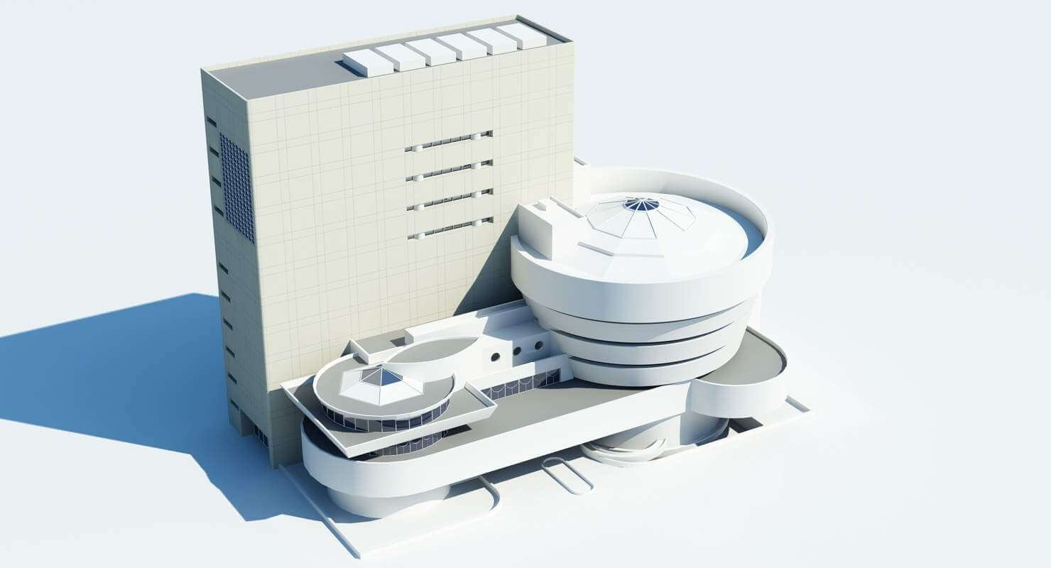 Solomon R. Guggenheim Museum - 3D Model by Giimann