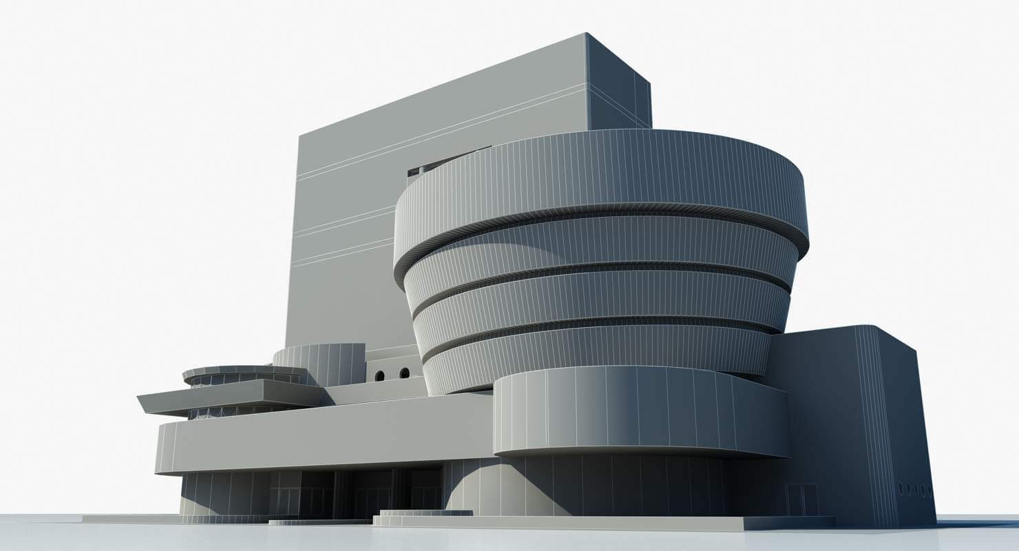 Solomon R. Guggenheim Museum - 3D Model by Giimann