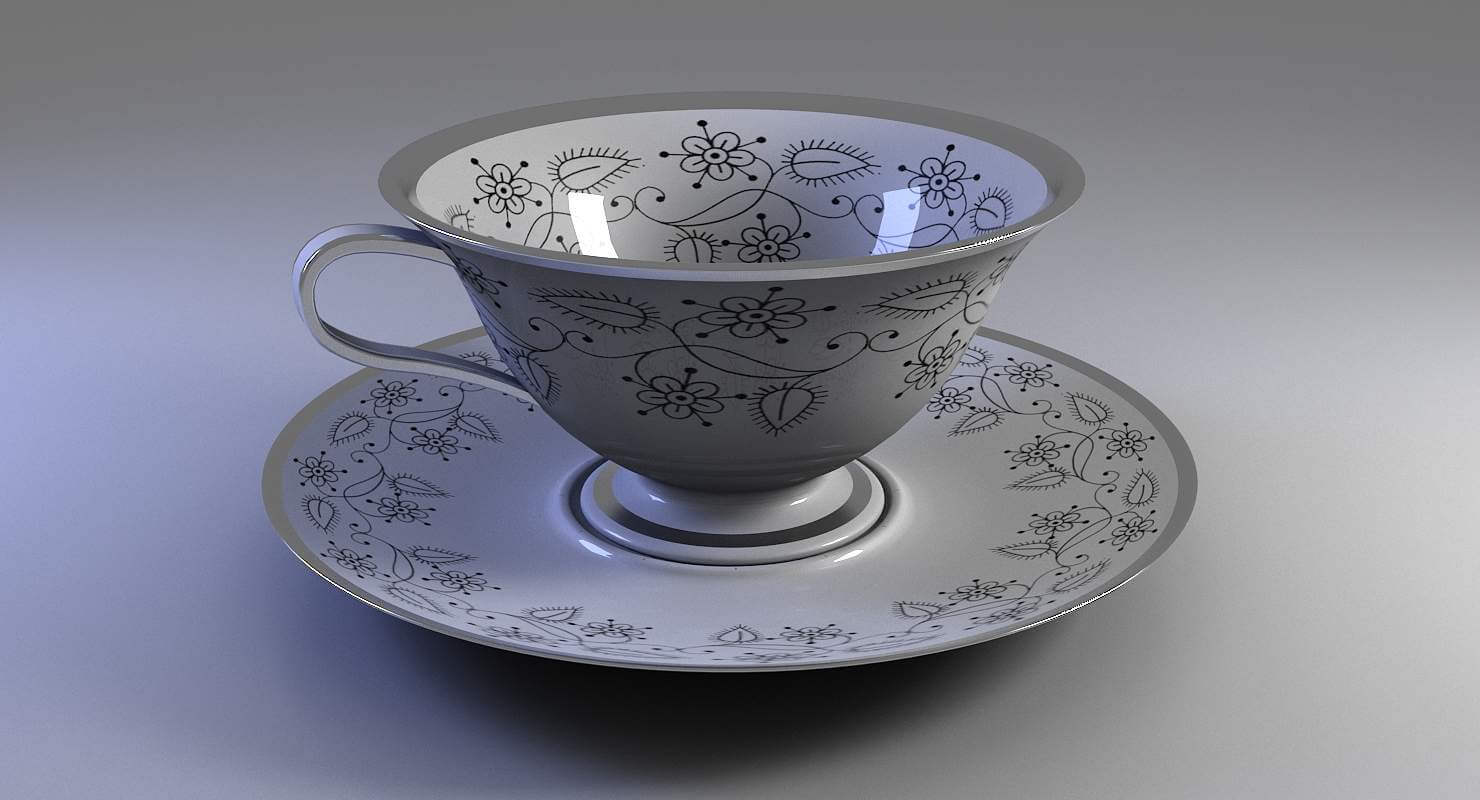 Tea Cup - 3D Model by Giimann