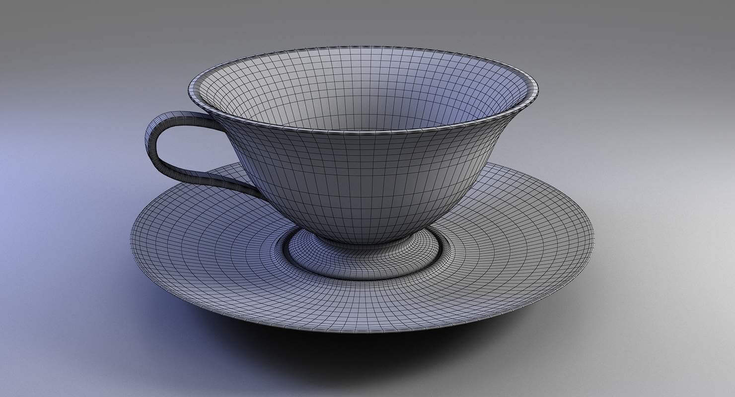 Tea Cup - 3D Model by Giimann