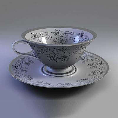 Tea Cup - 3D Model by Giimann