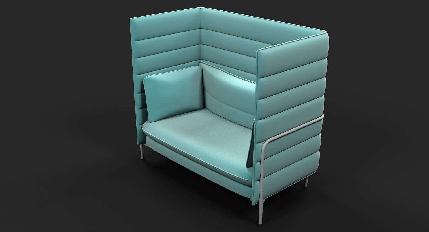 Vitra Alcove Chair - 3D Model by Giimann