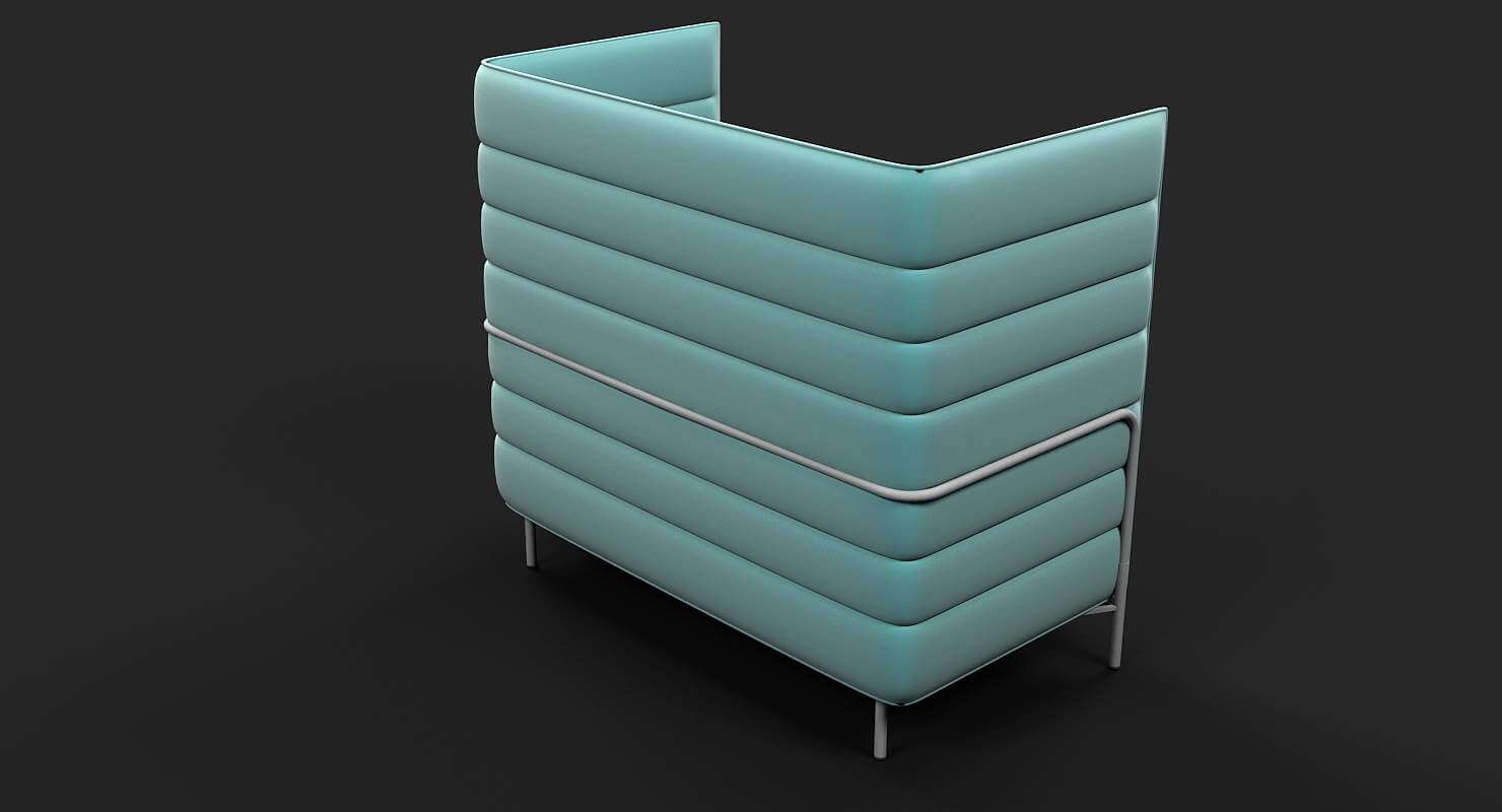 Vitra Alcove Chair - 3D Model by Giimann