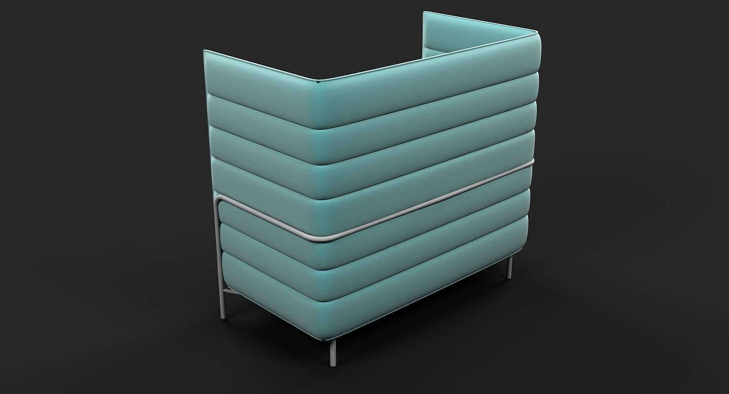 Vitra Alcove Chair - 3D Model by Giimann