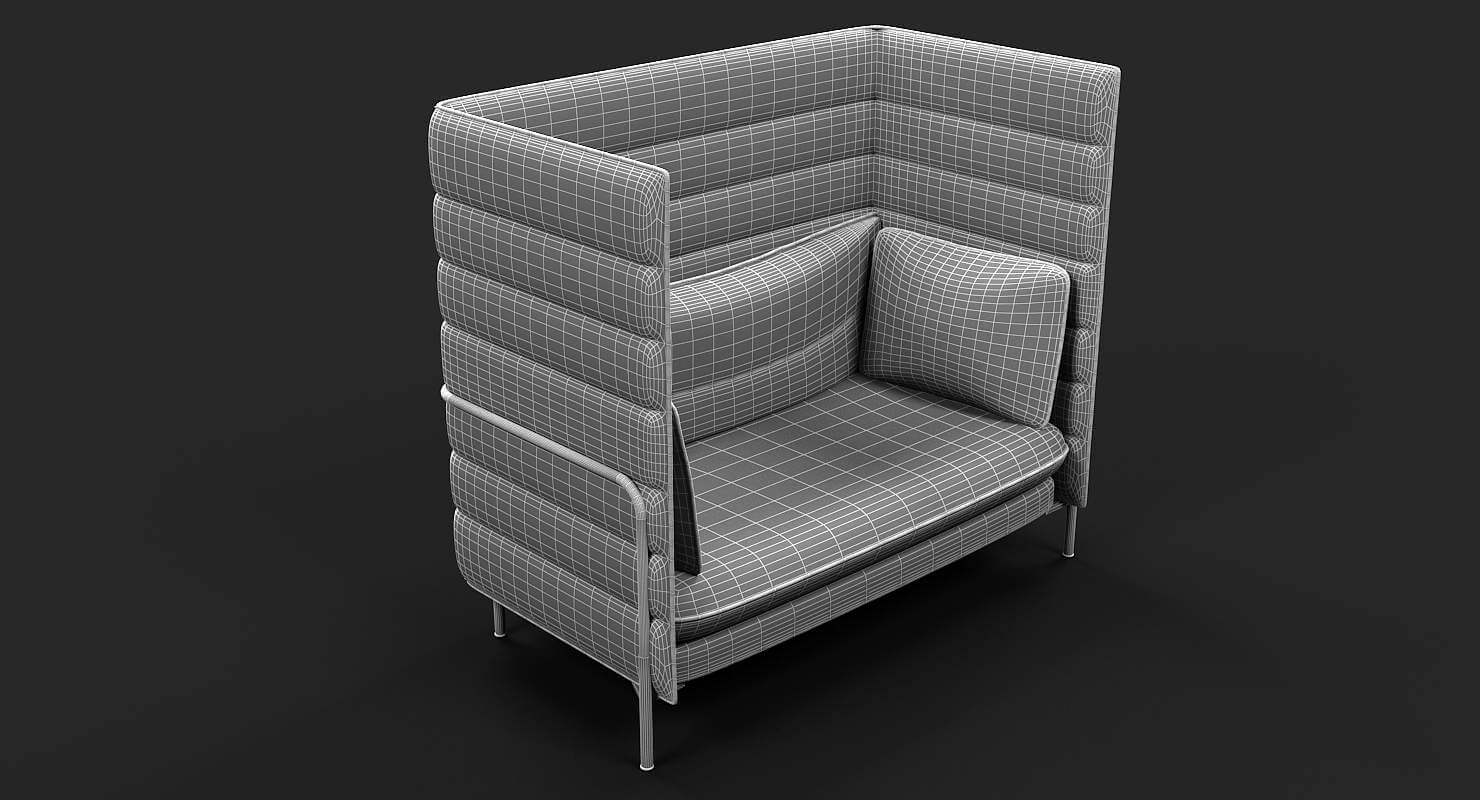 Vitra Alcove Chair - 3D Model by Giimann