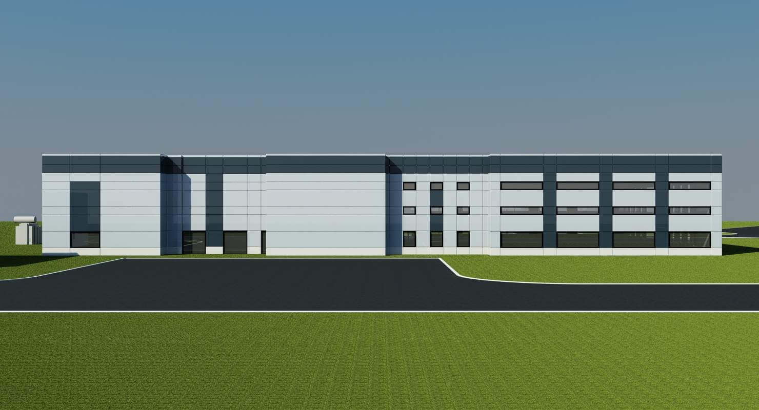 Warehouse Building Exterior - 3D Model by Giimann