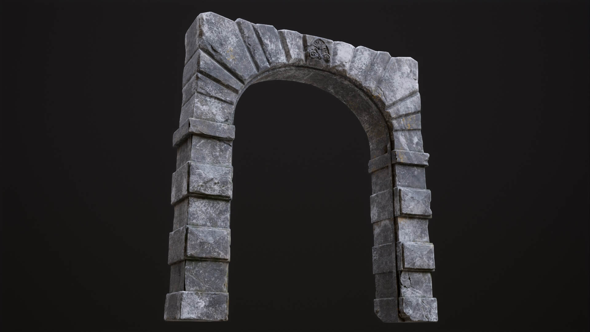 Fortress Stone Arch - 3D Model by Gilded 8