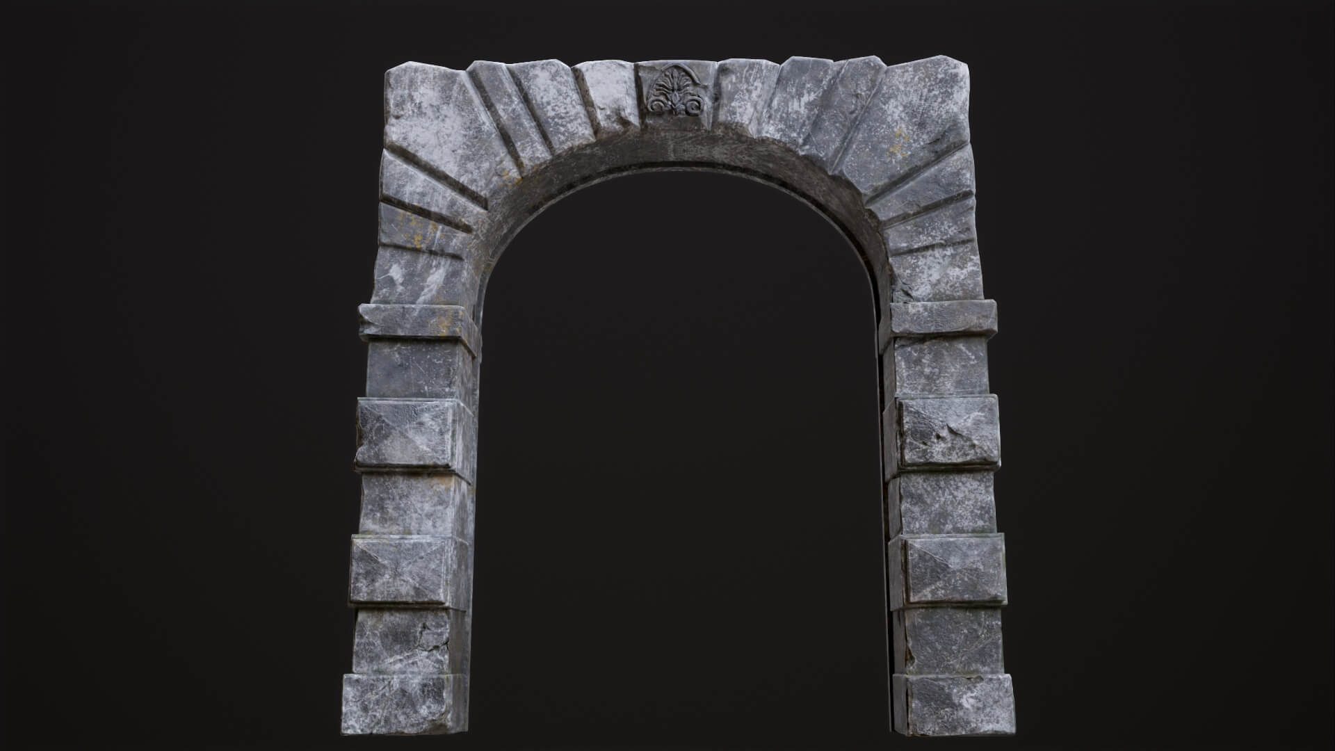 Fortress Stone Arch - 3D Model by Gilded 8