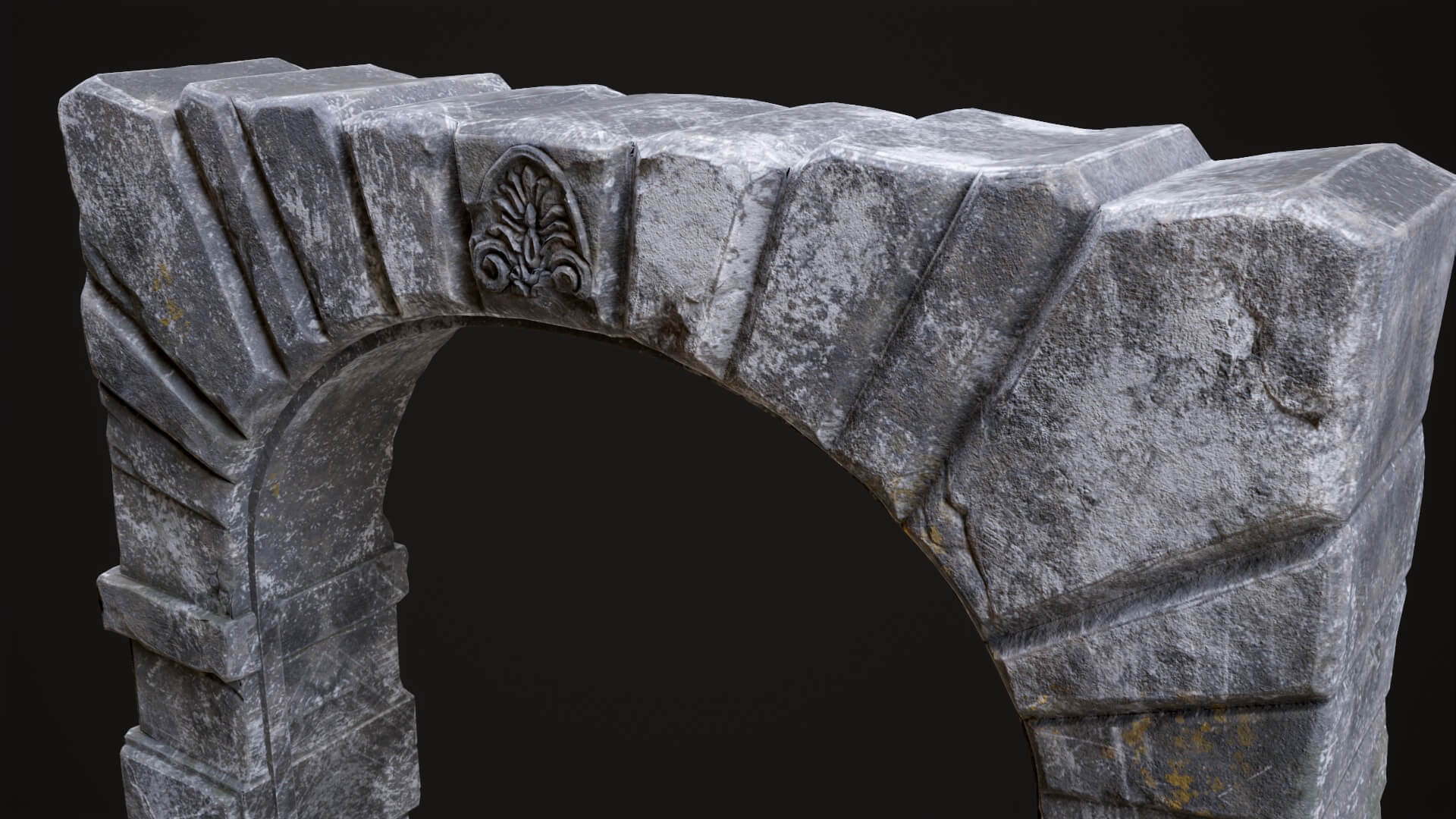 Fortress Stone Arch - 3D Model by Gilded 8