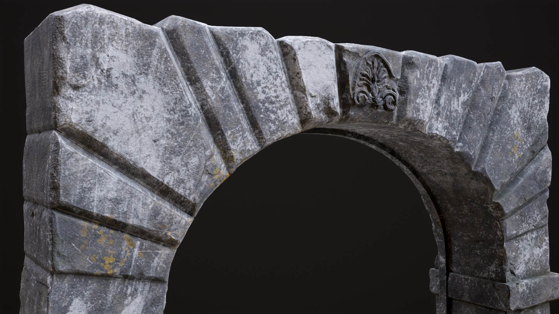 Fortress Stone Arch - 3D Model by Gilded 8