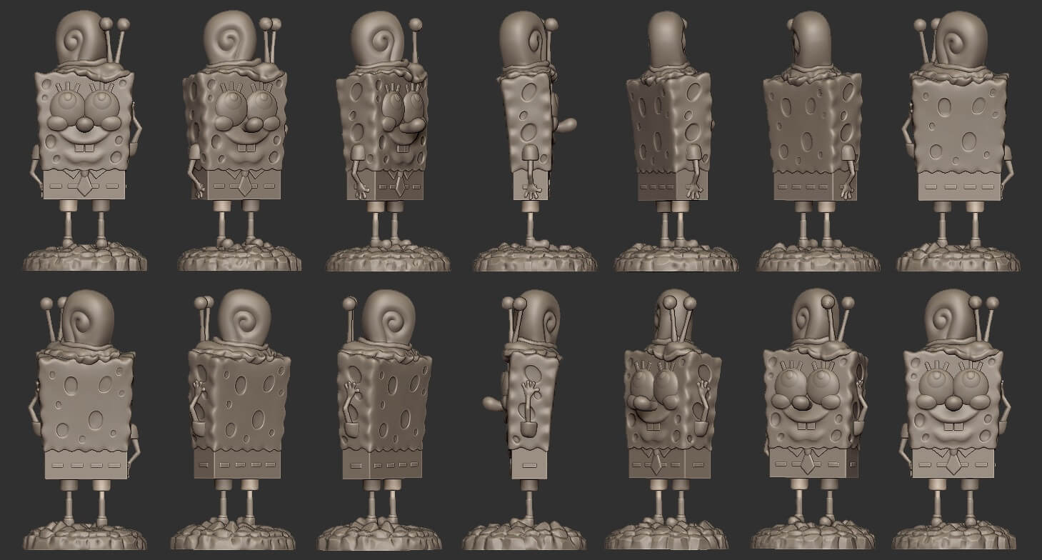 SpongeBob SquarePants - 3D Model by GiordanoBruno