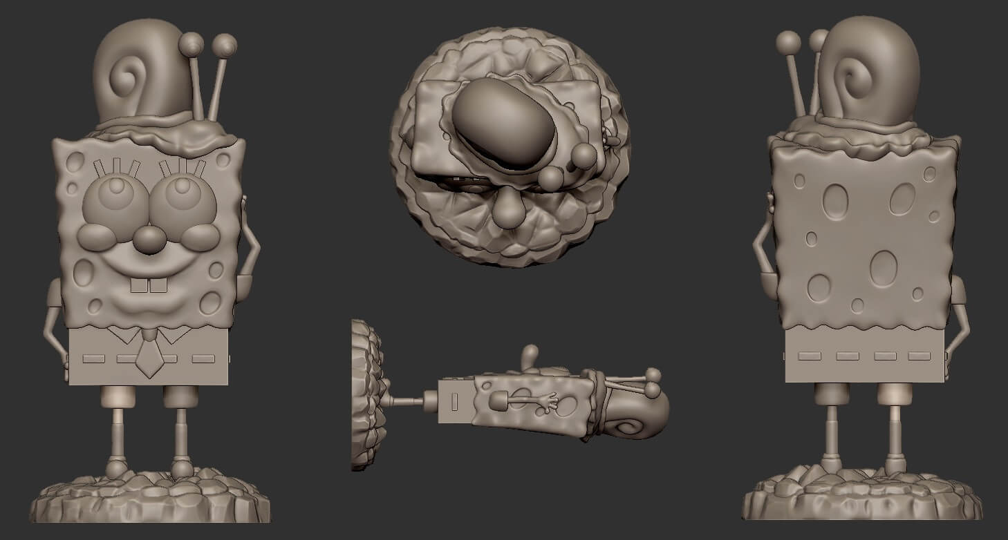 SpongeBob SquarePants - 3D Model by GiordanoBruno