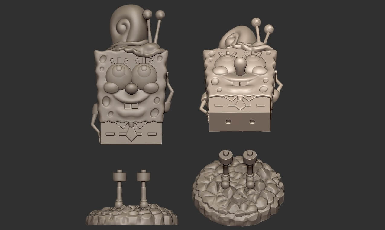 SpongeBob SquarePants - 3D Model by GiordanoBruno