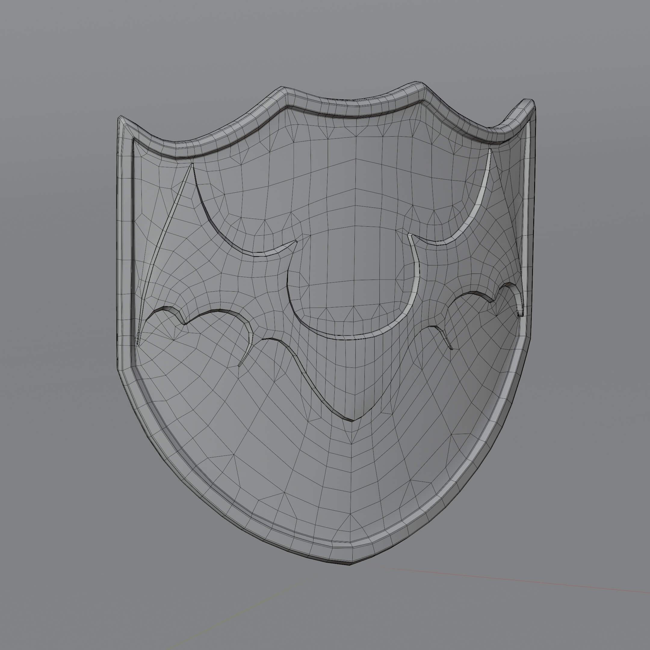 Bat Shield - 3D Model by giovanikadmos