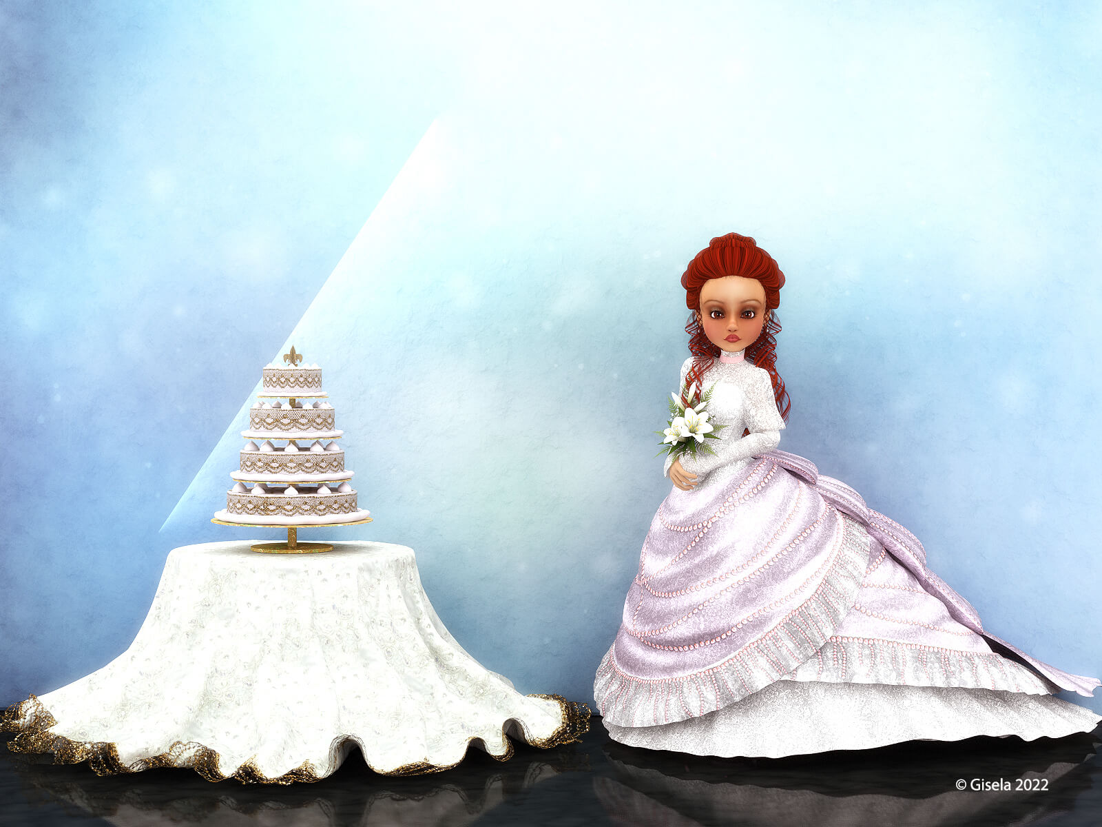 Betrothed 3D Render, Digital Art by Gise