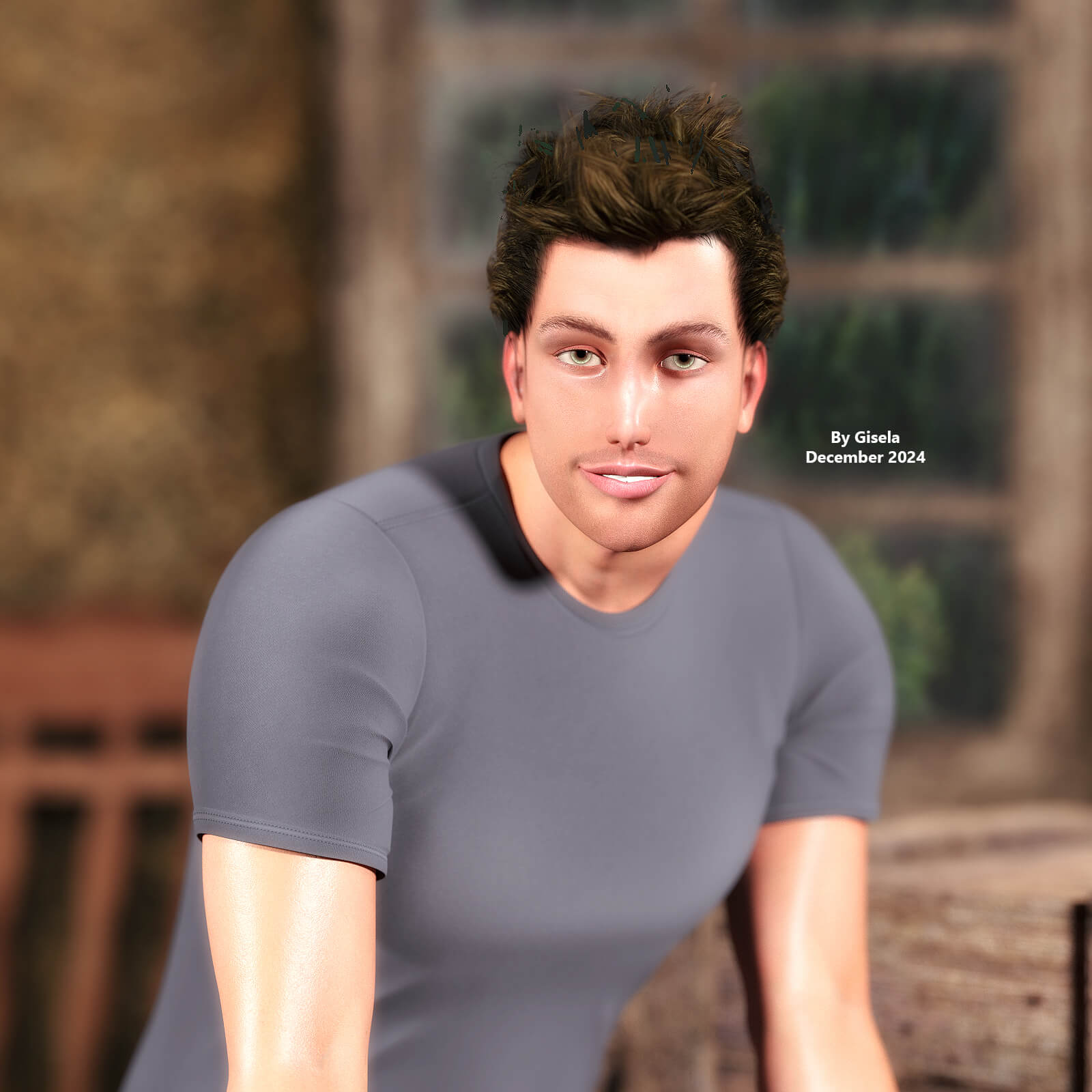 Billy 3D Render, Digital Art by Gise