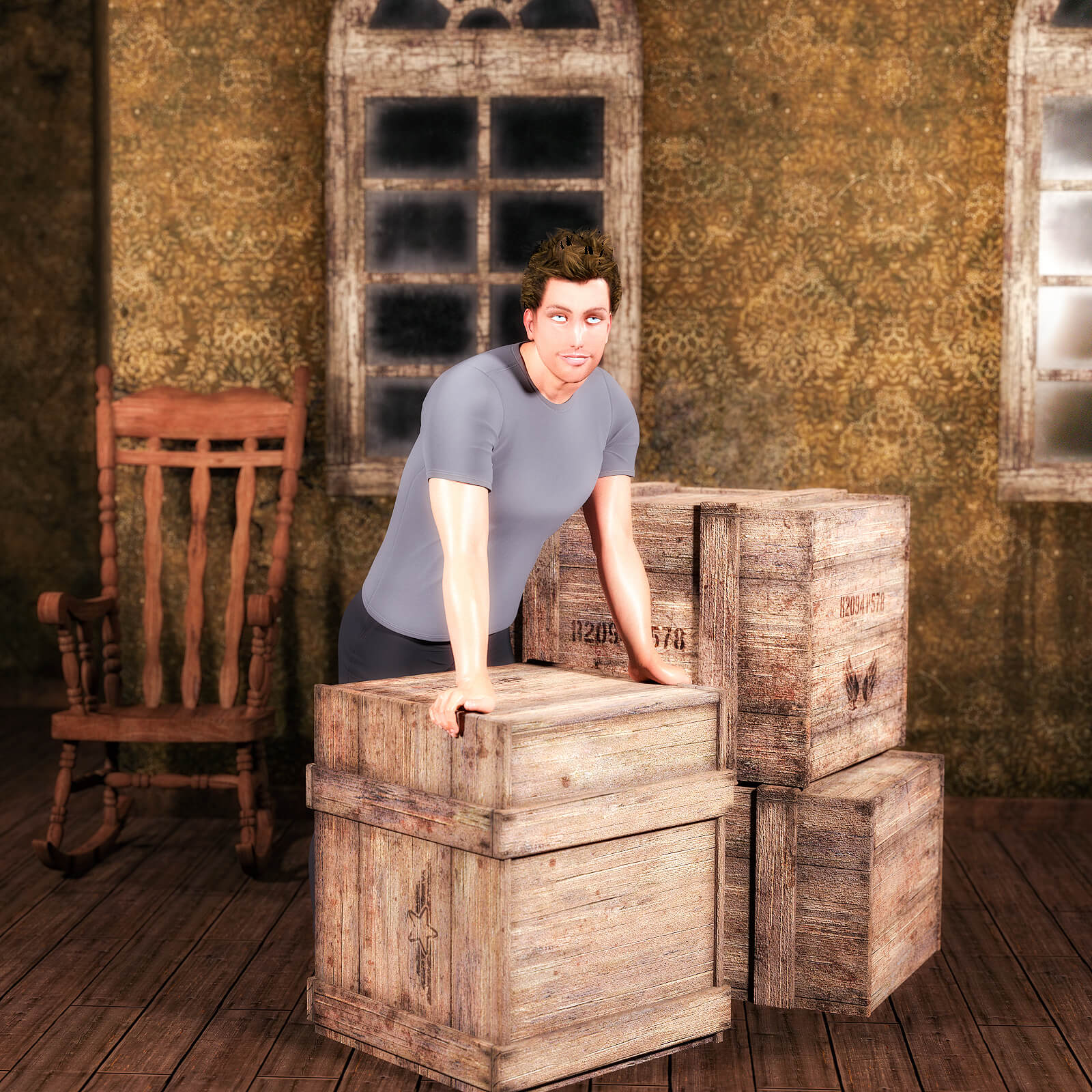 Billy 3D Render, Digital Art by Gise