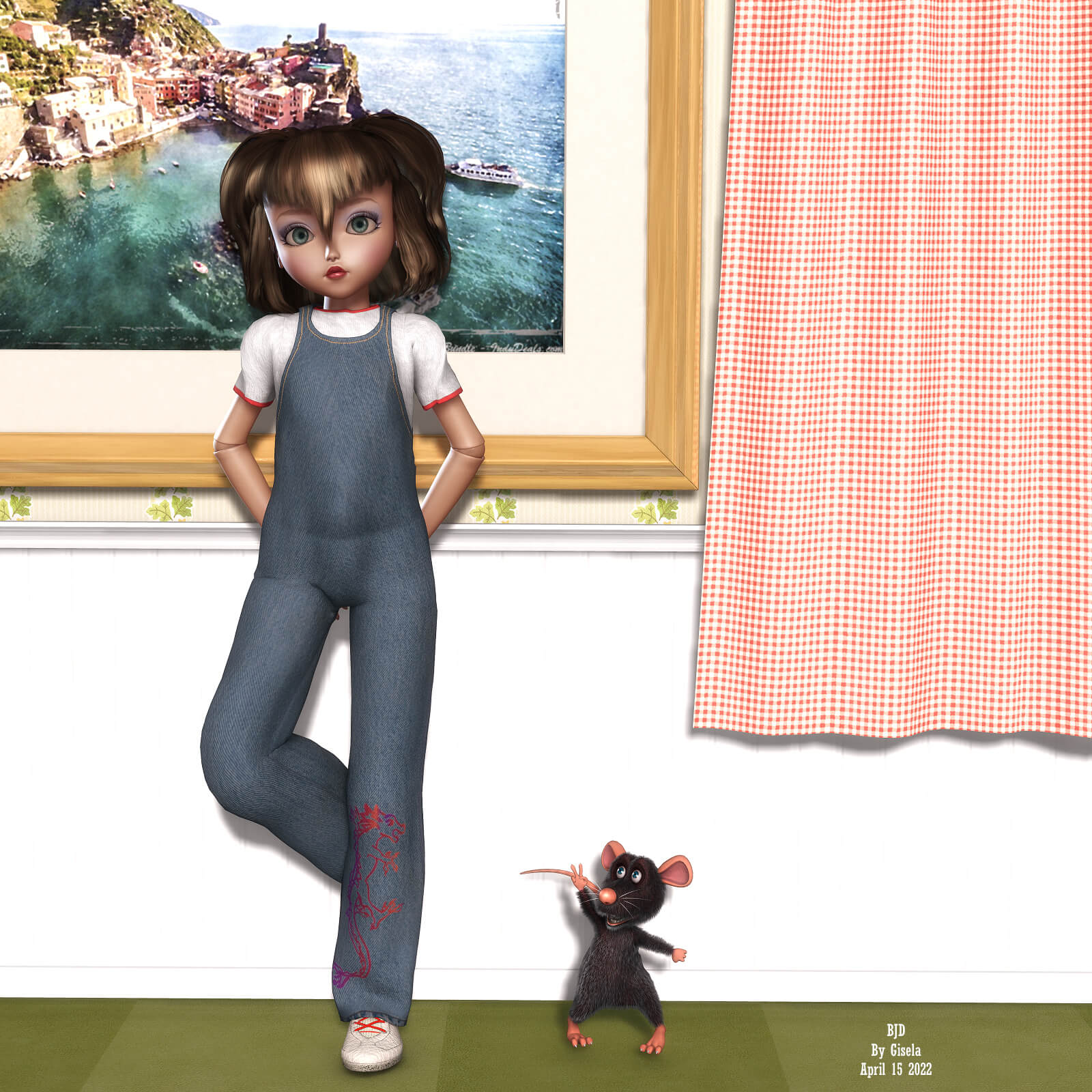 BJD 3D Render, Digital Art by Gise