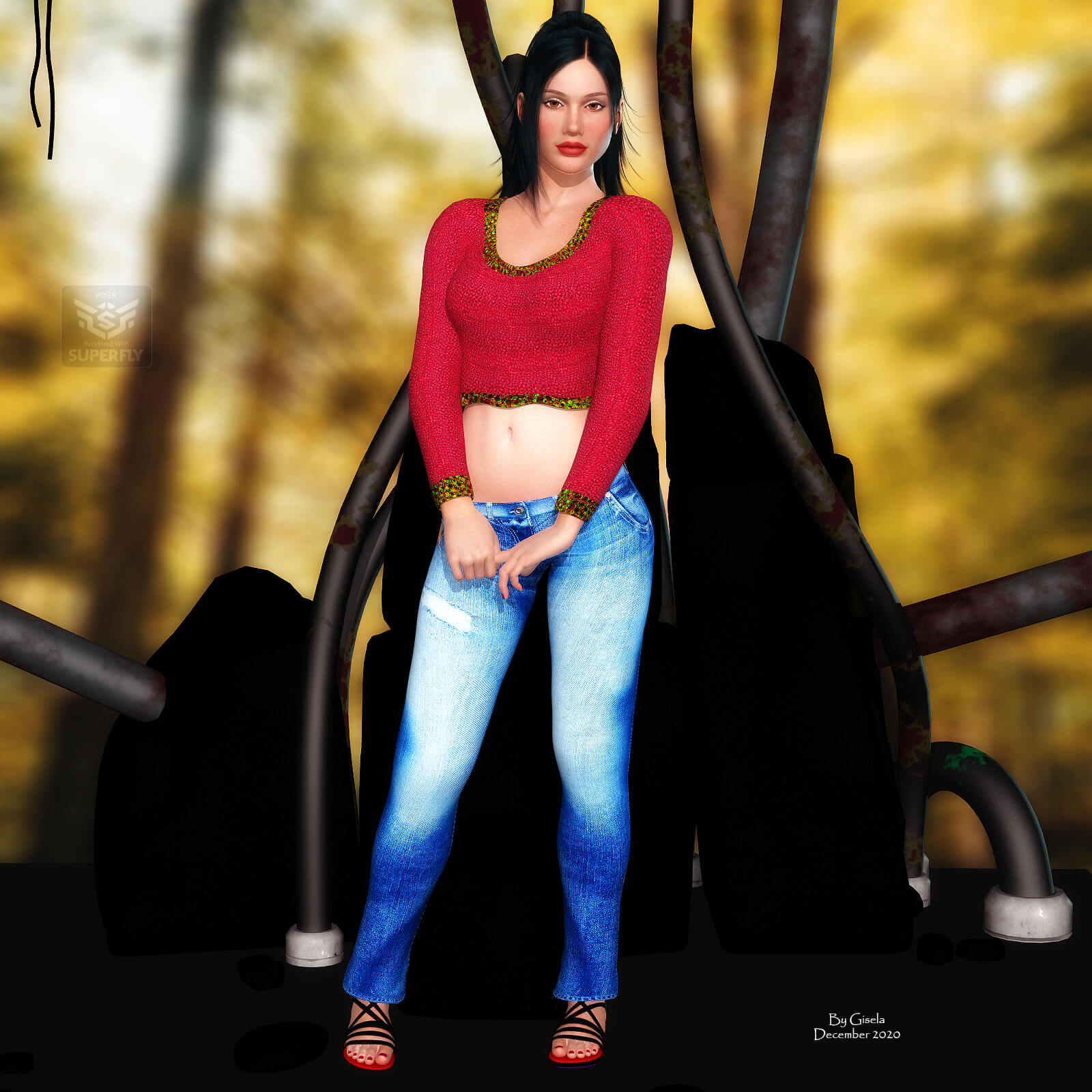 Dawn 3D Render, Digital Art by Gise