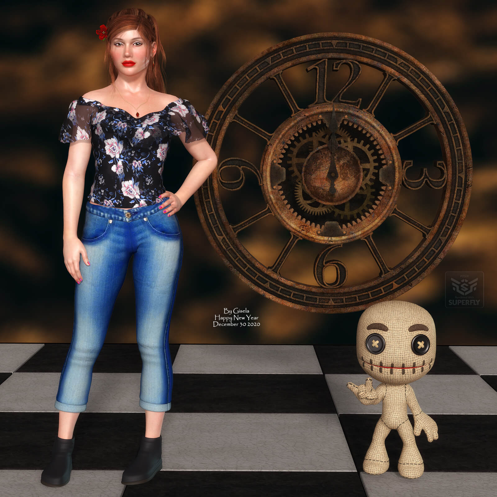 Dawn 3D Render, Digital Art by Gise