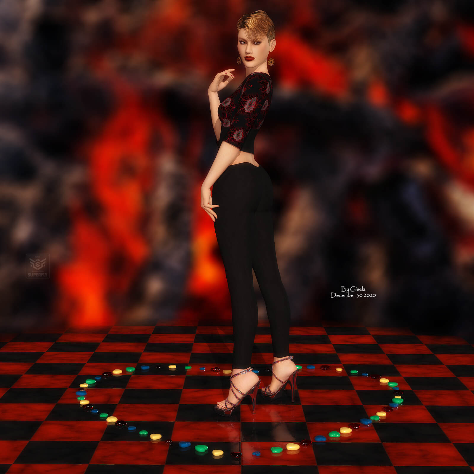 Dawn 3D Render, Digital Art by Gise