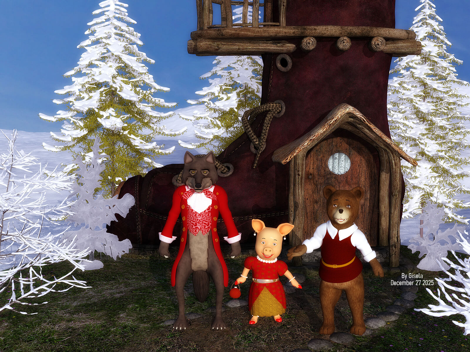 Fairy Tale 3D Render, Digital Art by Gise