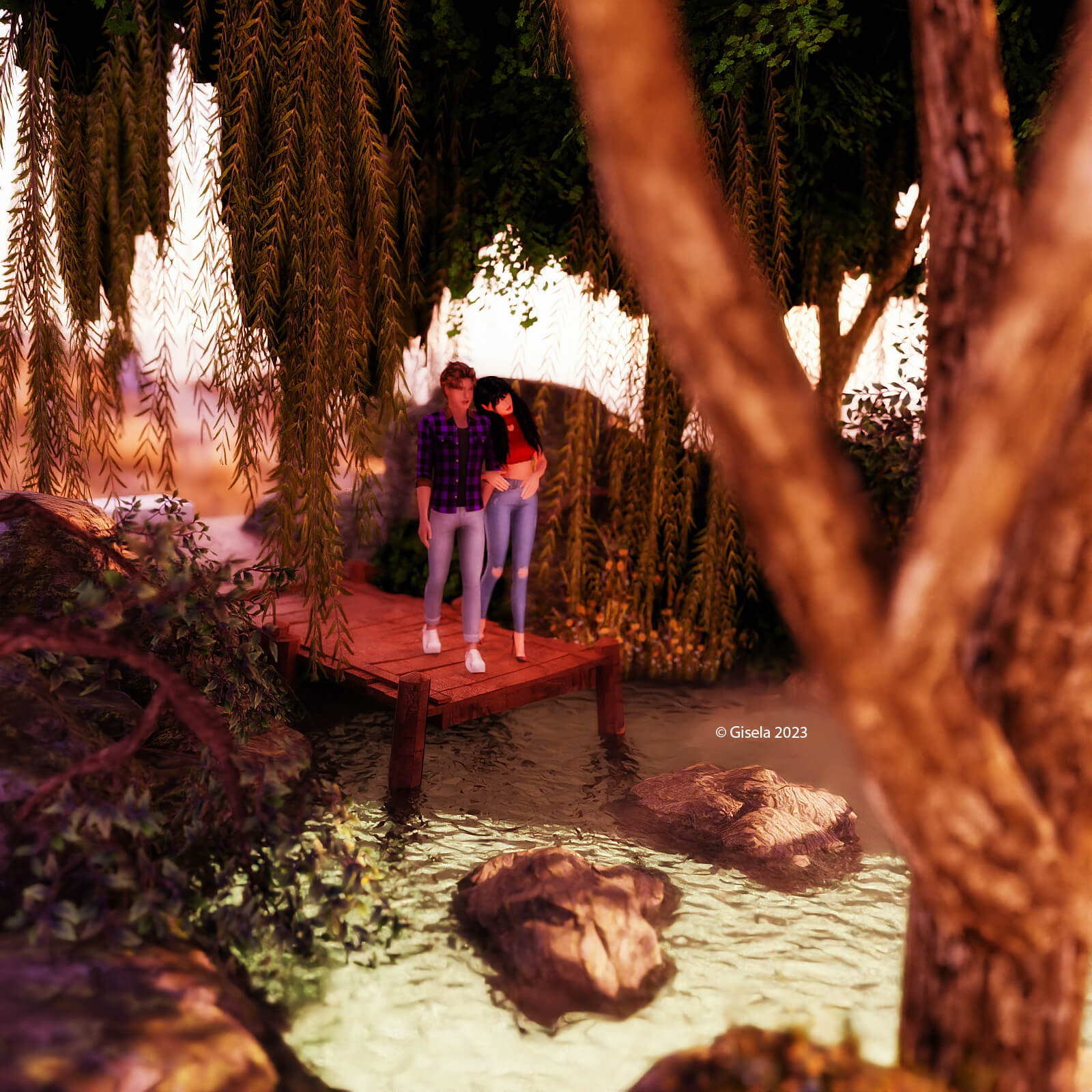 First Date 3D Render, Digital Art by Gise