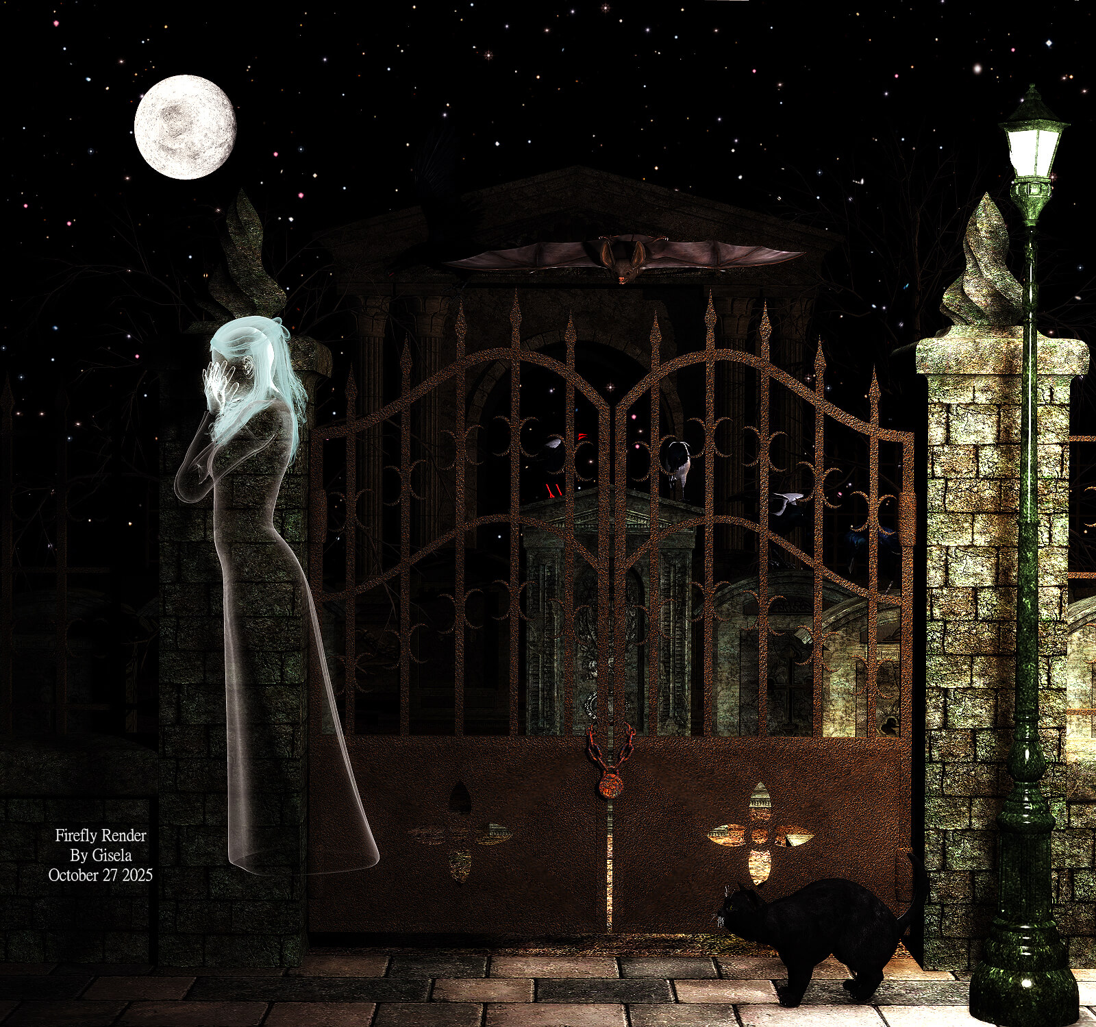 Fright Night 2 3D Render, Digital Art by Gise