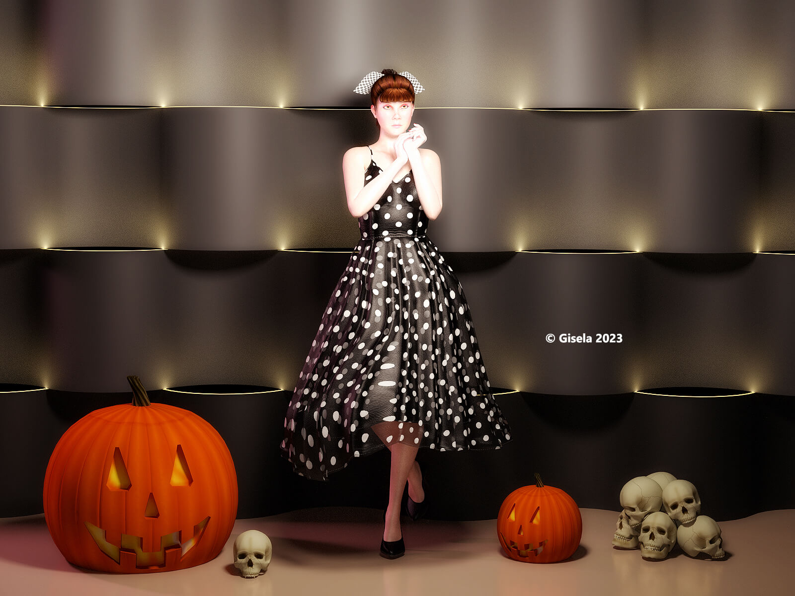 Gaby 3D Render, Digital Art by Gise