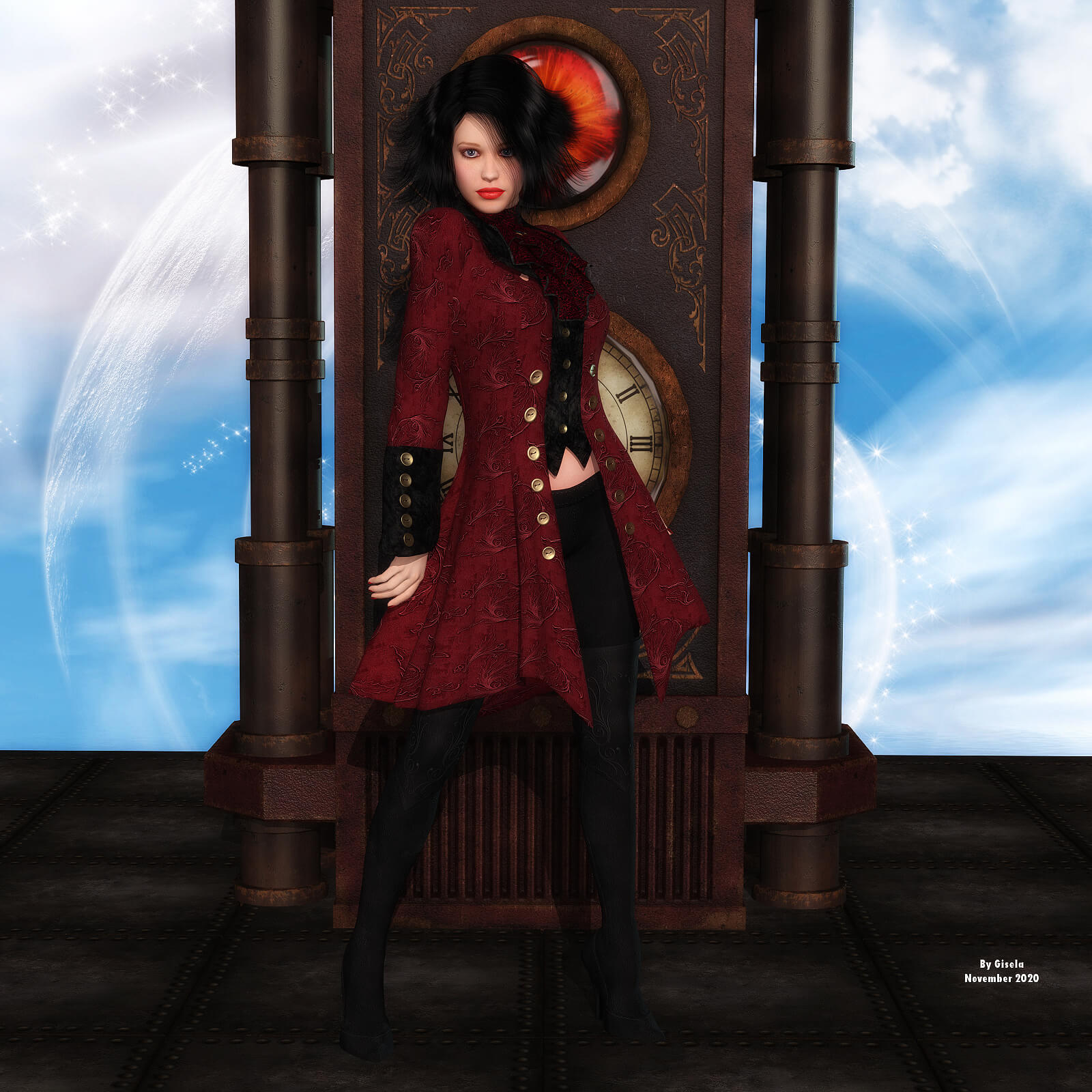 Kindred 3D Render, Digital Art by Gise