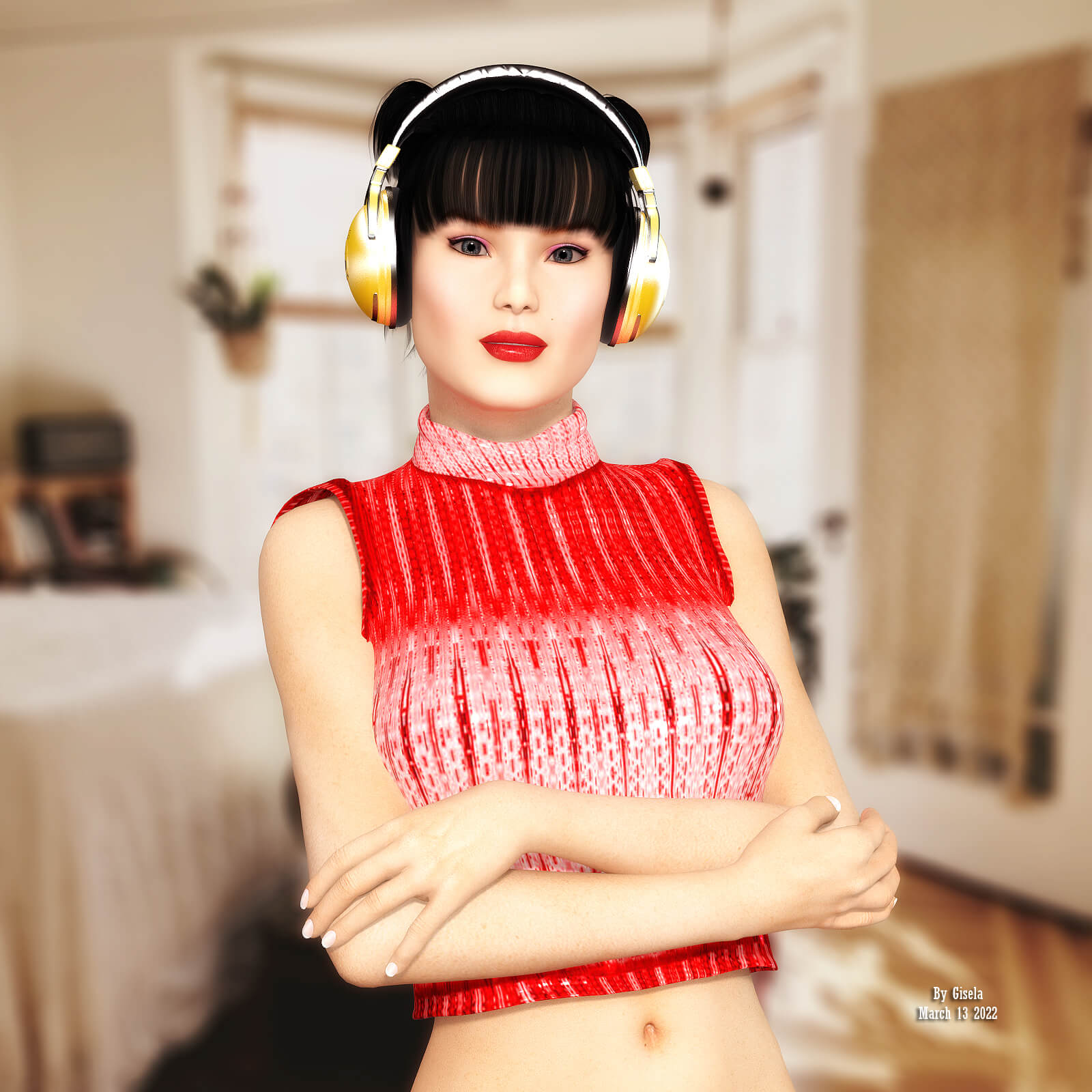 Libby 3D Render, Digital Art by Gise