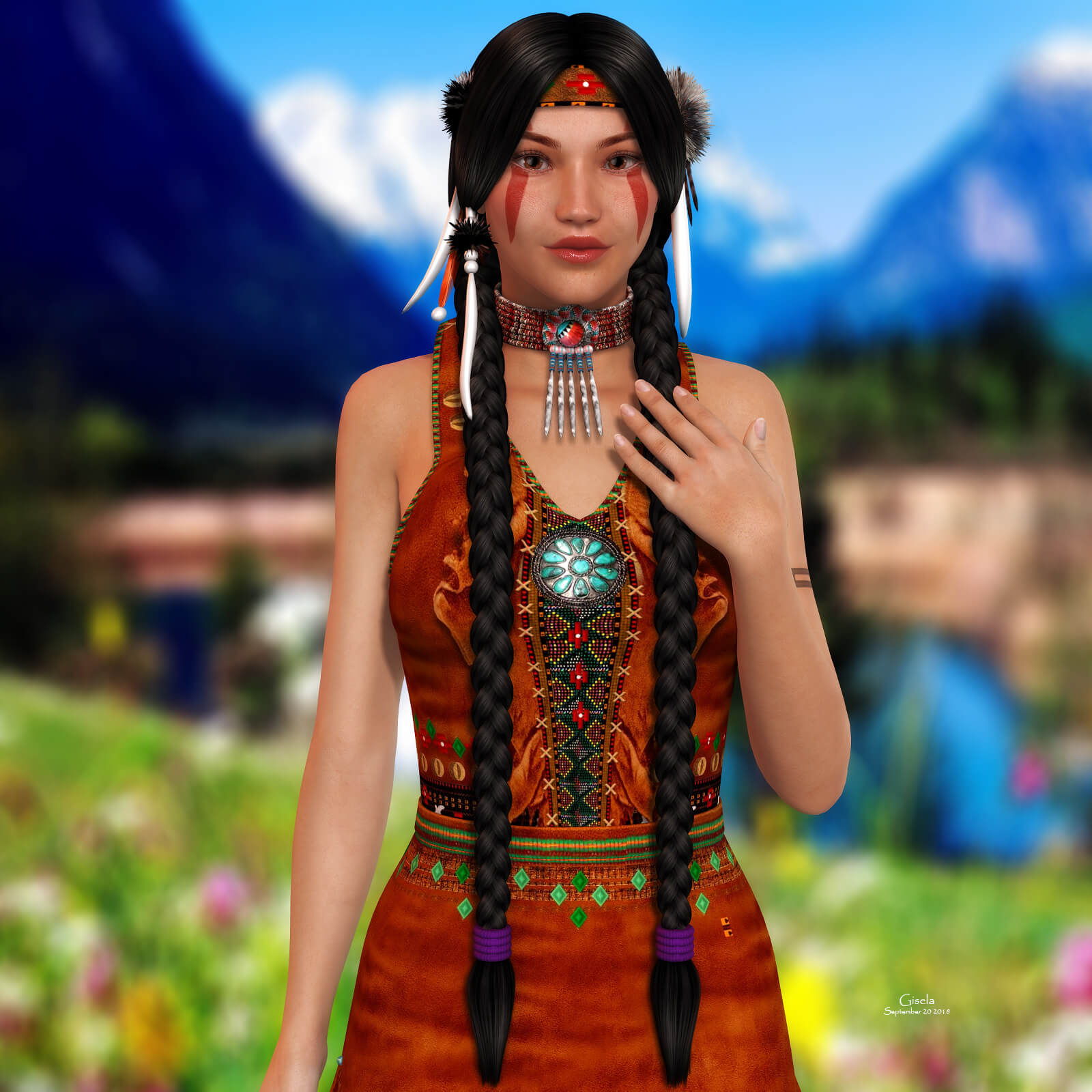 Maria 3D Render | RenderHub Gallery