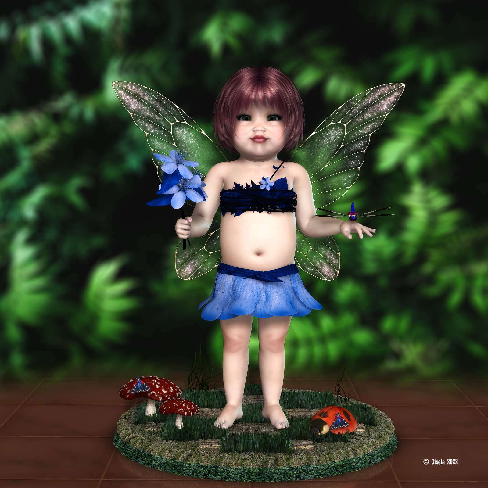 Mia 3D Render, Digital Art by Gise
