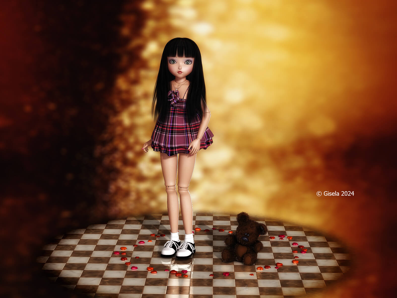 Mimi The Doll 3D Render | RenderHub Gallery