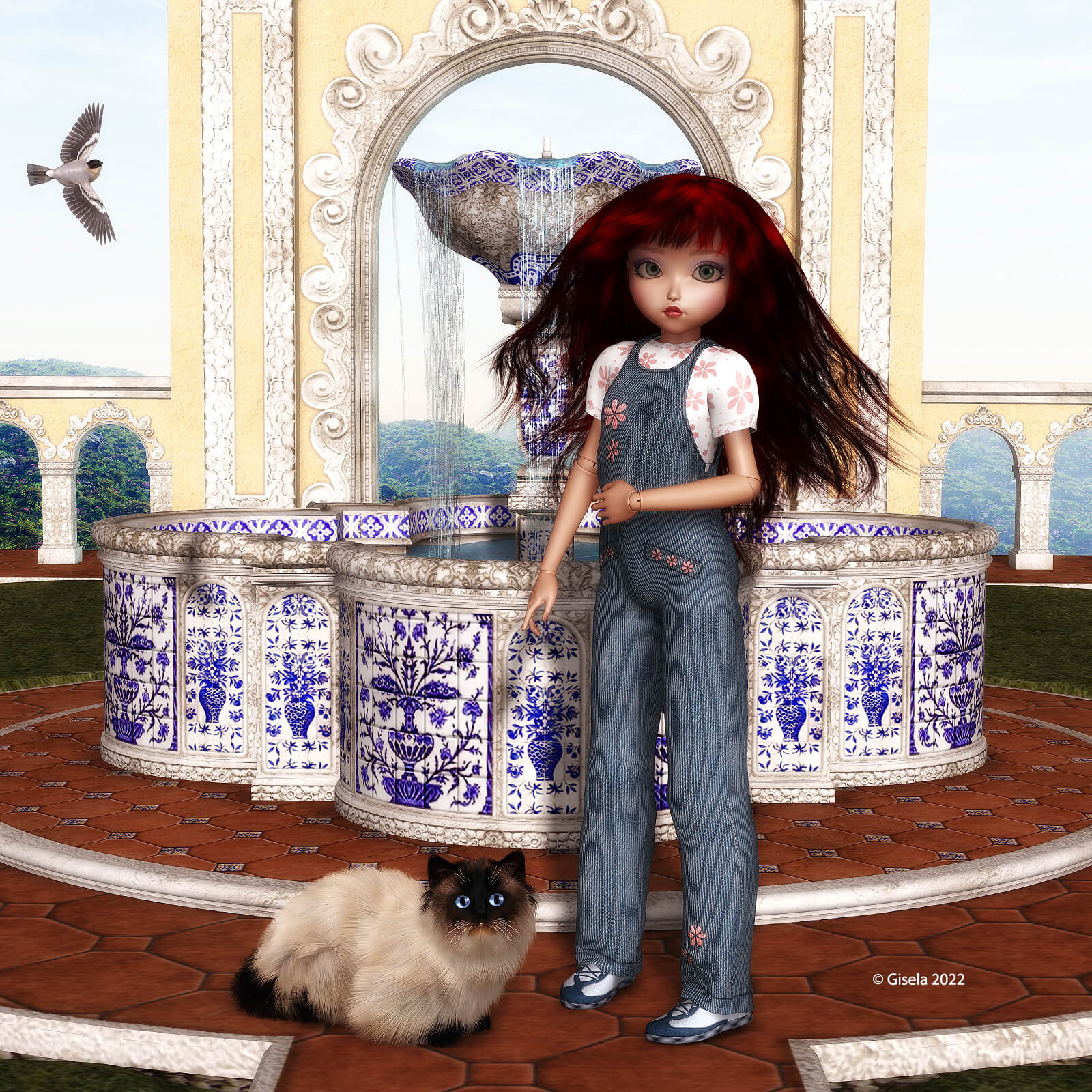 Mimi 3D Render, Digital Art by Gise