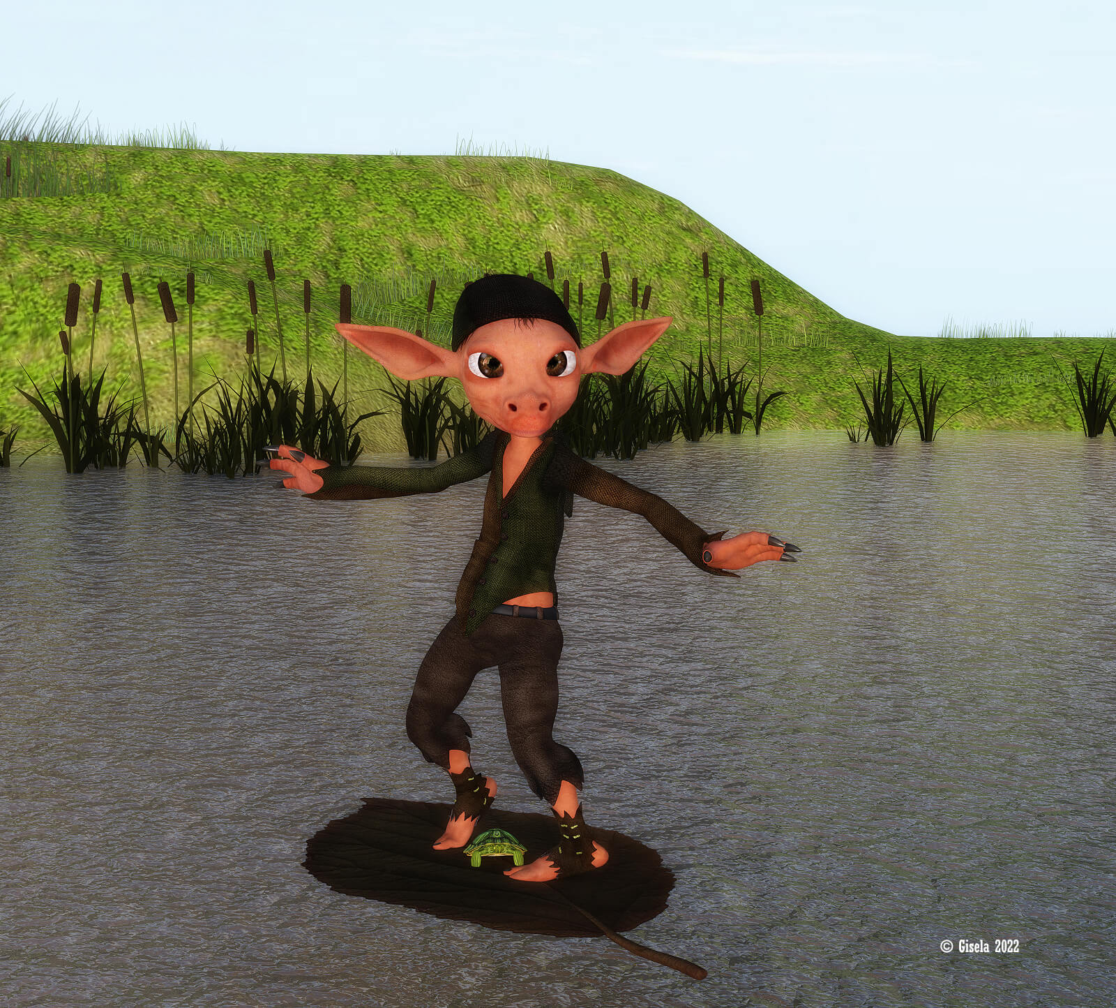 Some Test Scenes 3D Render, Digital Art by Gise