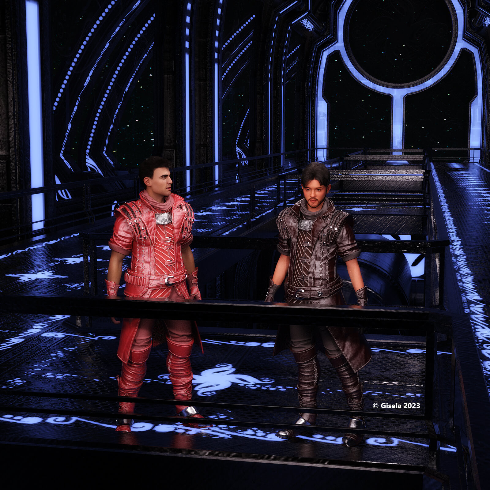 Space Commander 3D Render, Digital Art by Gise