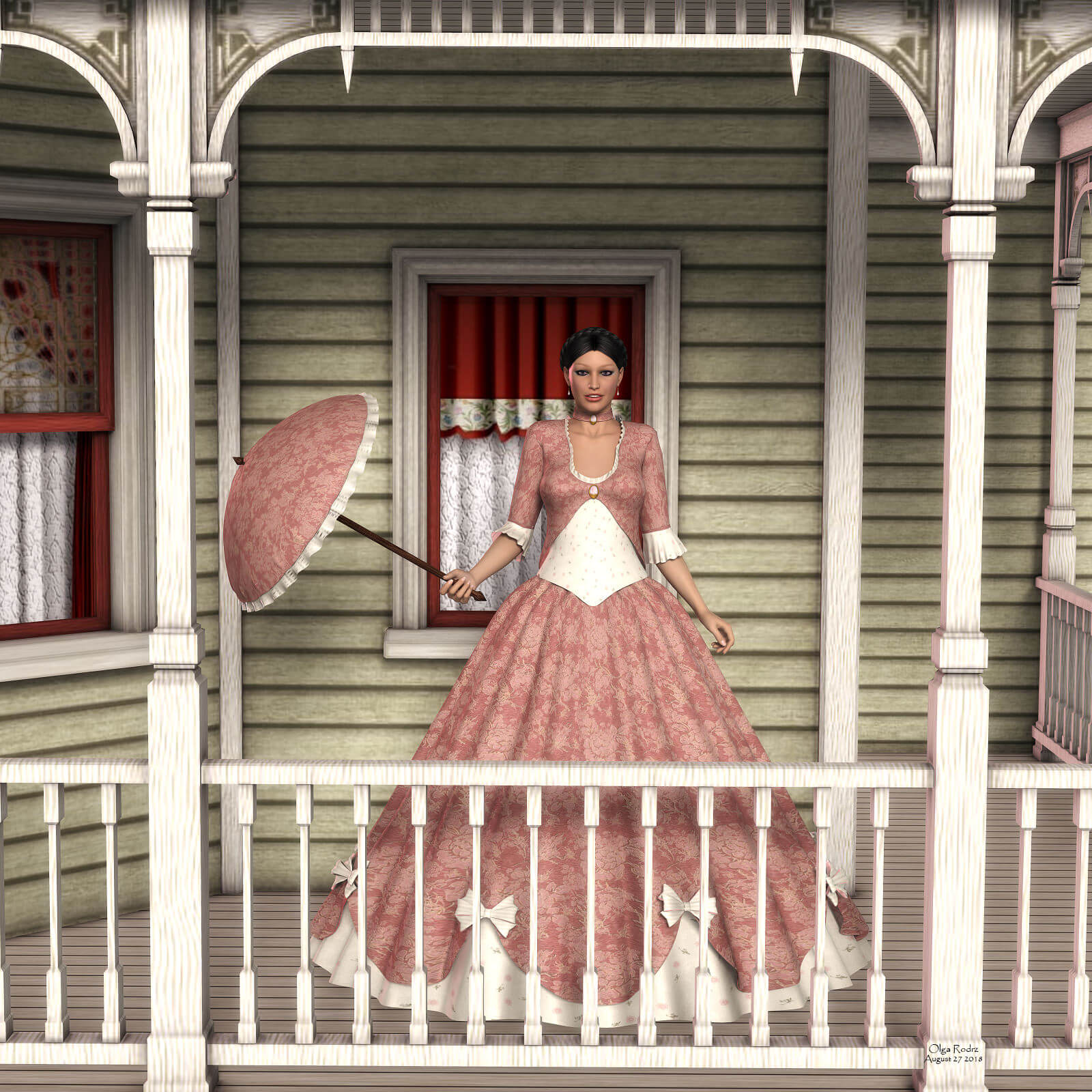 Victorian 3D Render, Digital Art by Gise