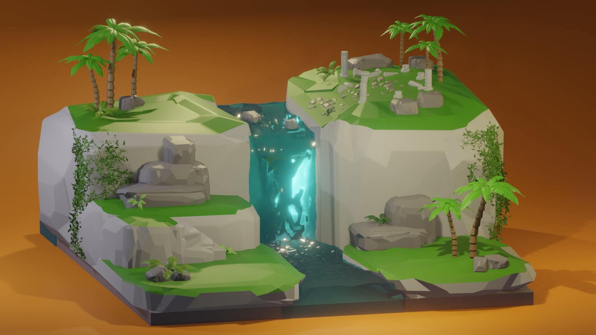 Ancient City - 3D Model by Gizem Dilara Tek